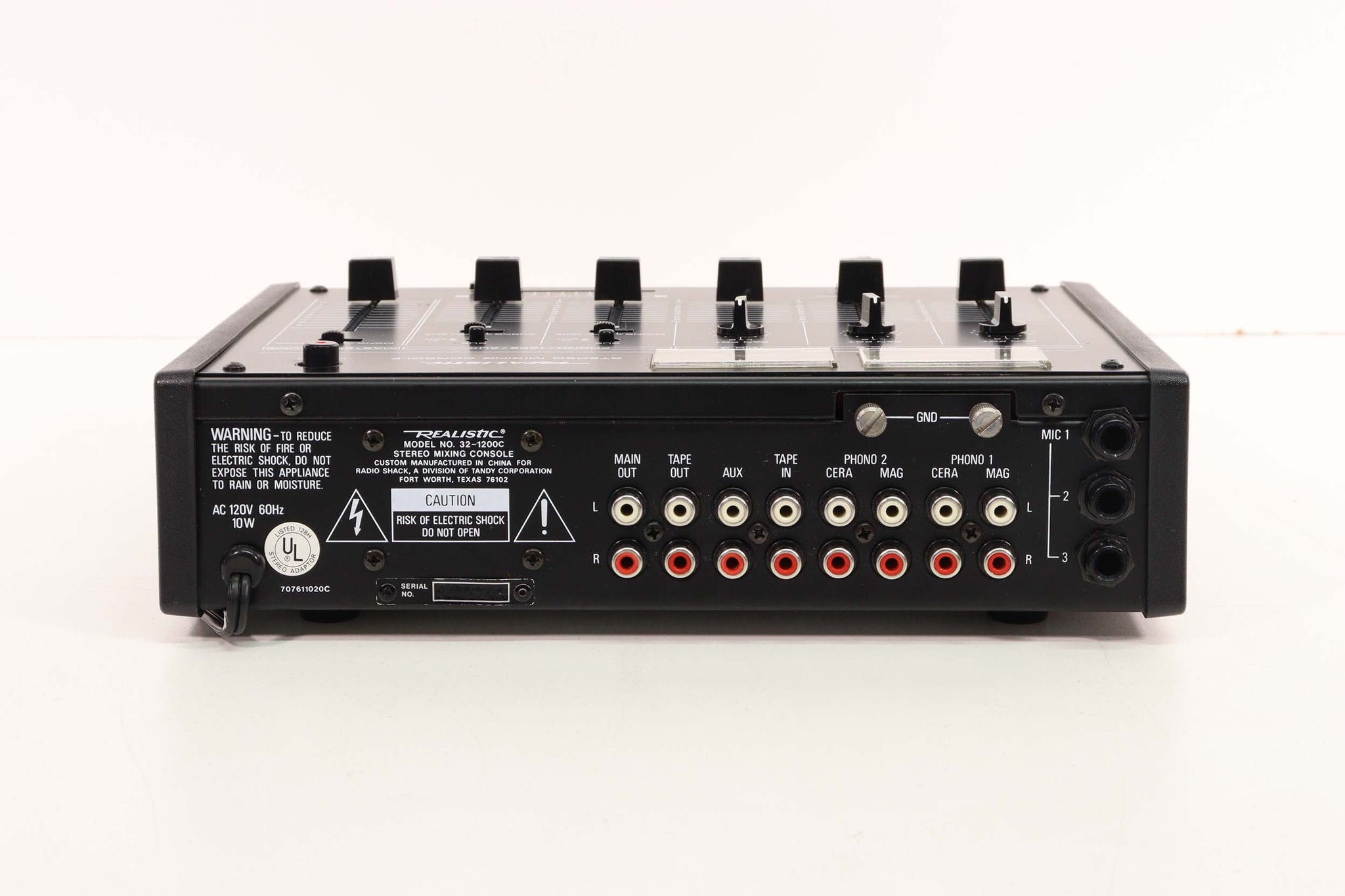 REALISTIC 32-1200C Stereo Mixing Console (With Original Box)