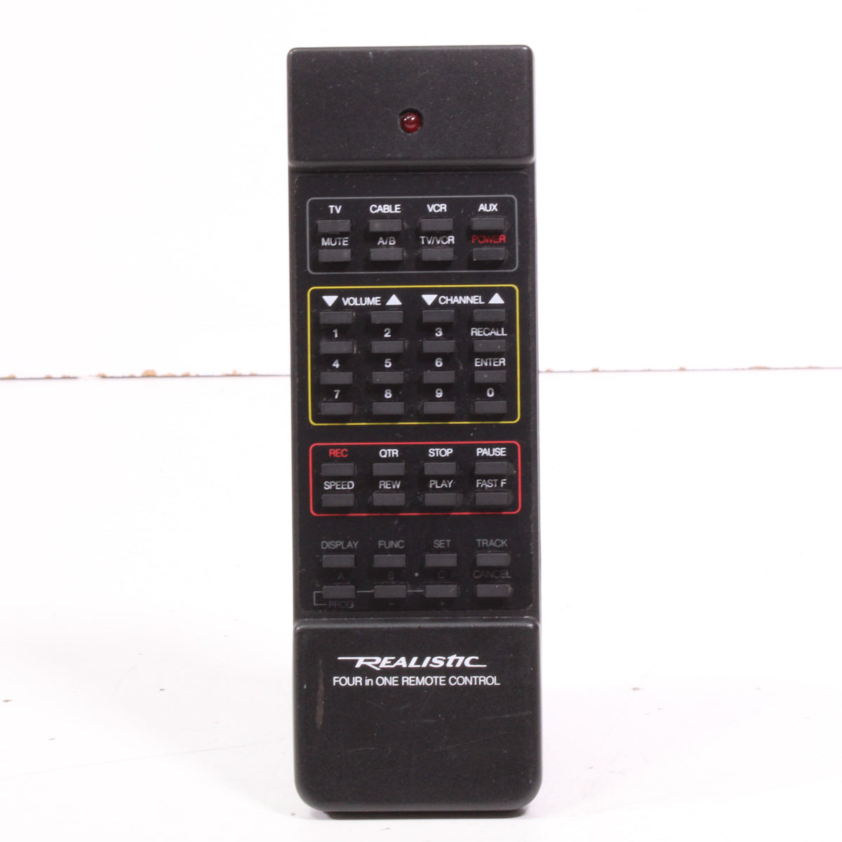 Realistic 15-1904B 4-in-1 Universal Remote Control for TV/Audio System ...