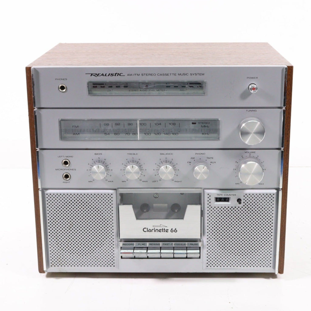 Realistic Clarinette 66 AM FM Stereo Cassette Music System