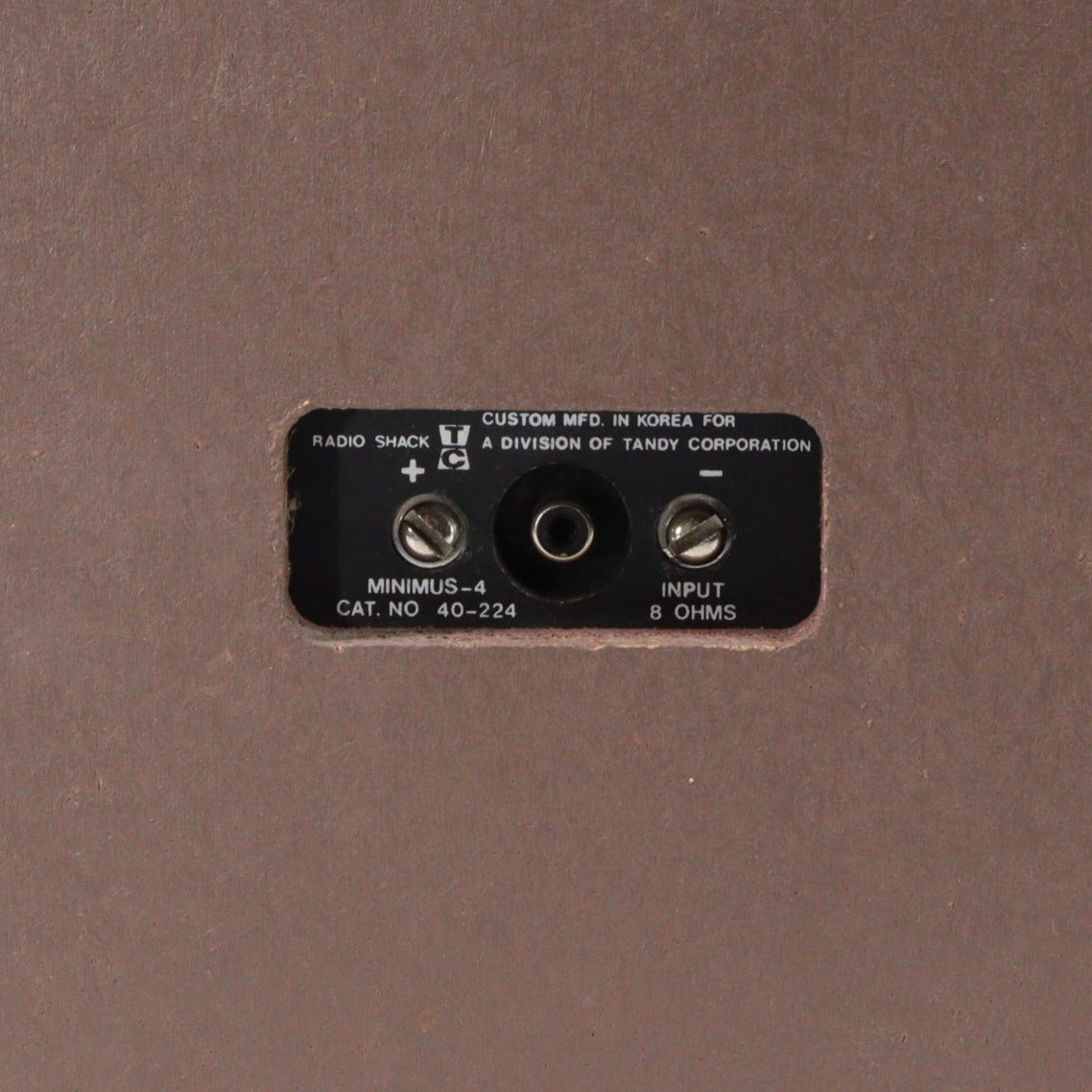 Realistic Minimus-4 Vintage Bookshelf Speaker