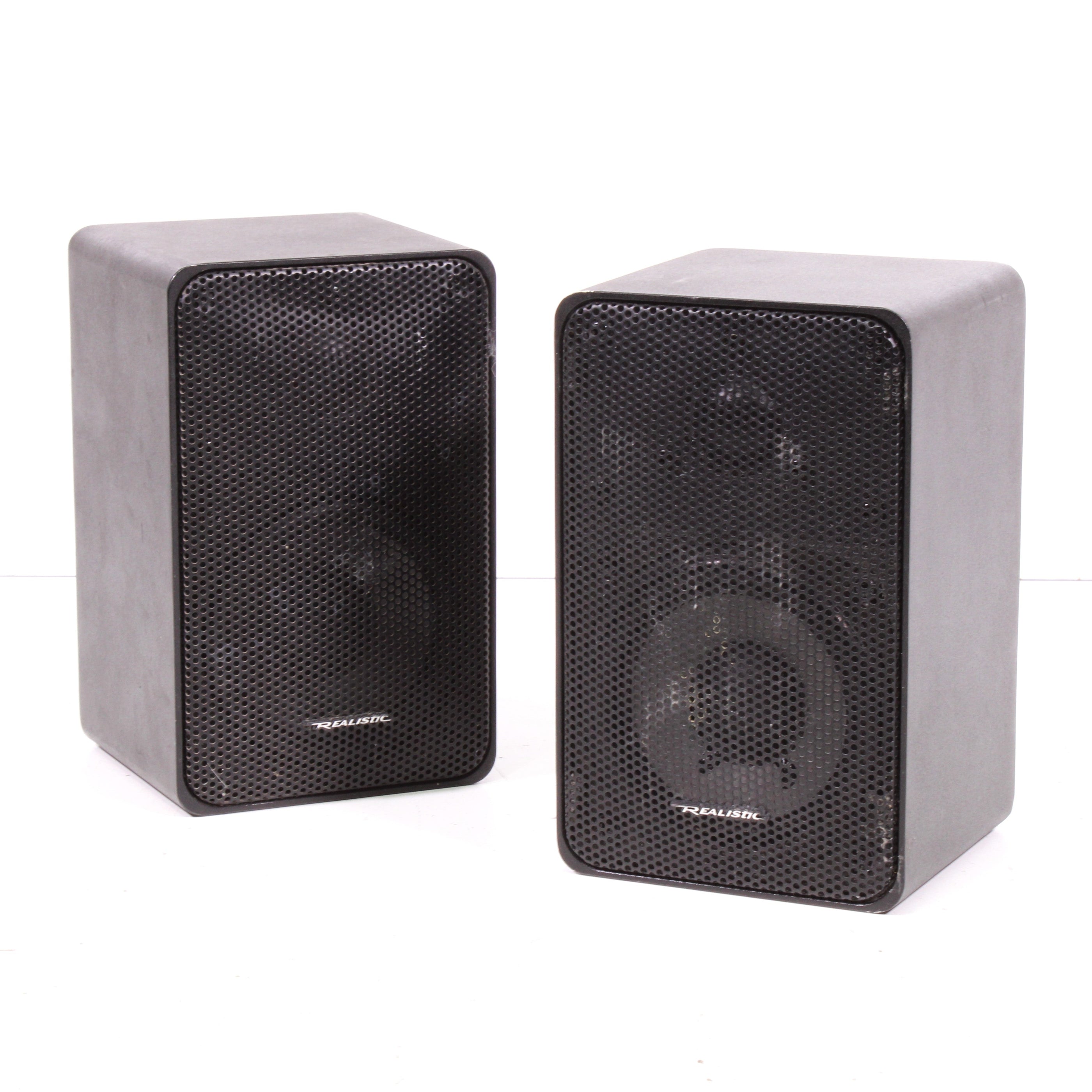 Realistic Minimus 7 Compact 2-Way Speaker Pair Black (1979-93 ...