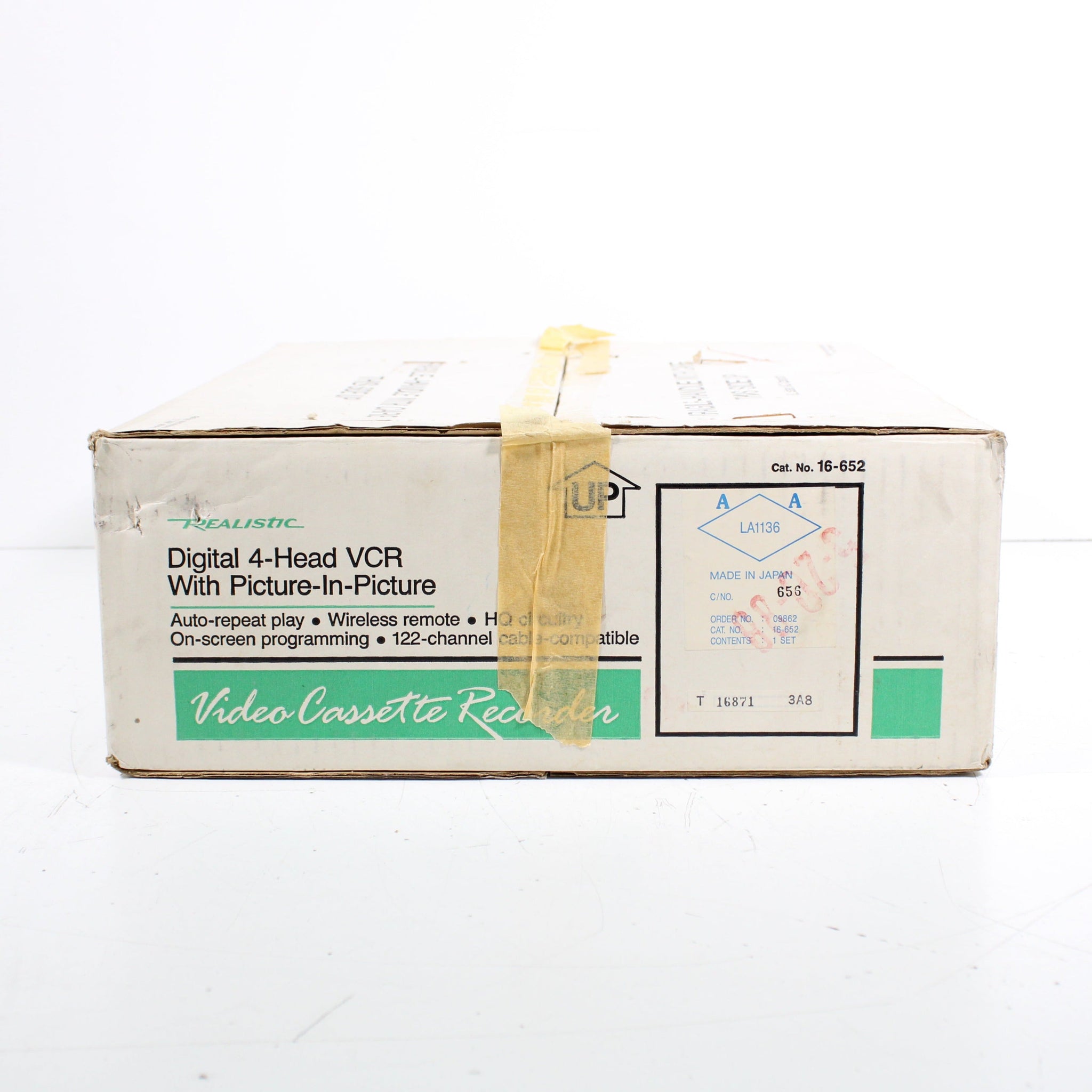 Realistic Model 71 4-Head HQ VCR VHS Player Recorder with On-Screen Pr ...