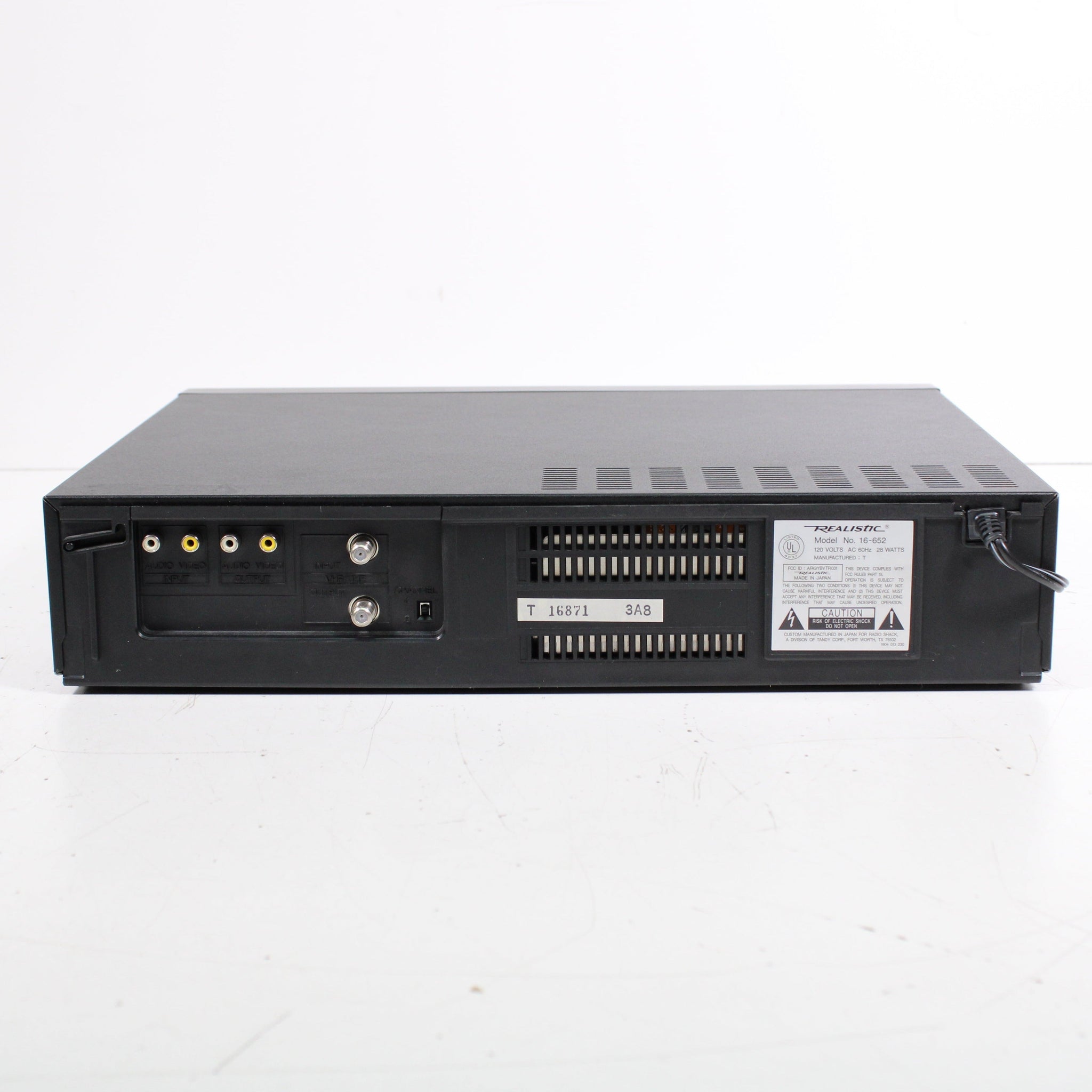 Realistic Model 71 4-Head HQ VCR VHS Player Recorder with On-Screen Pr ...