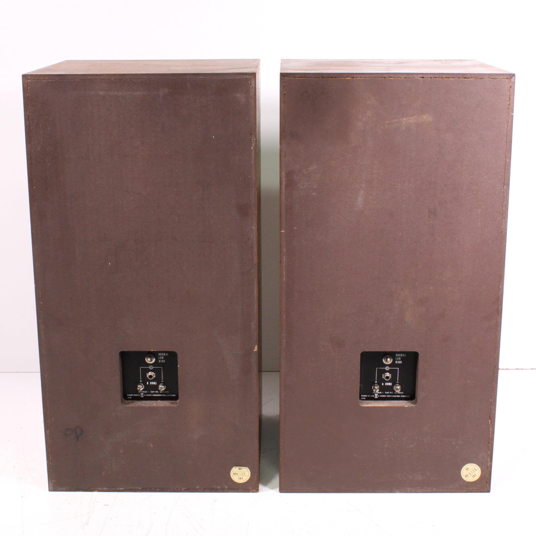 Realistic Optimus-1 Vintage 2-Way Speaker Pair (1969) — SpenCertified