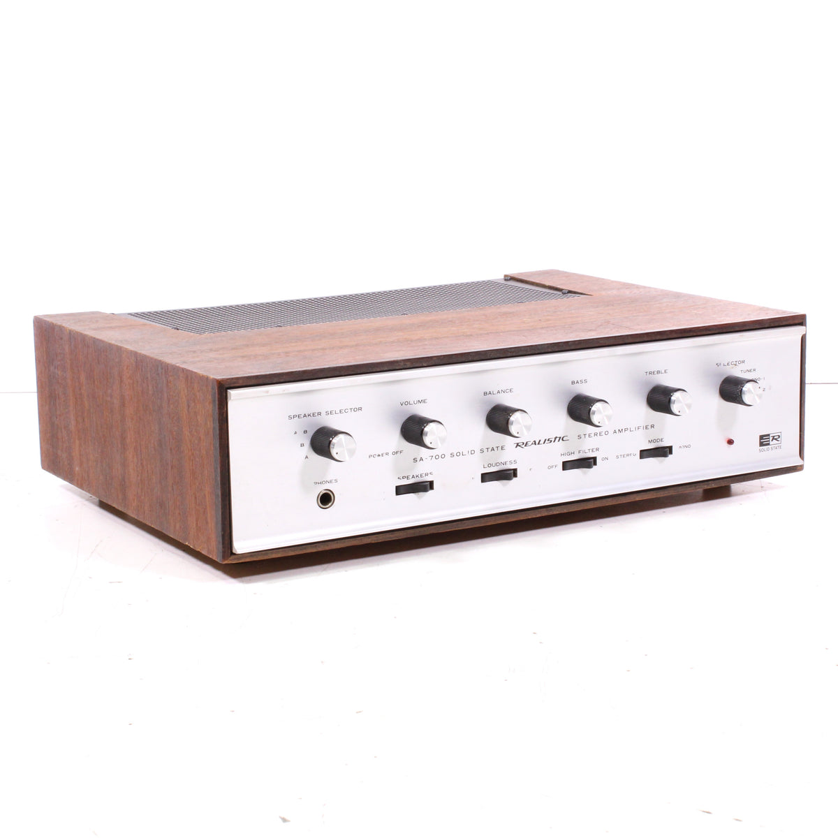 Realistic SA-700 Stereo Integrated Amplifier Wood Case, Silver Face ...