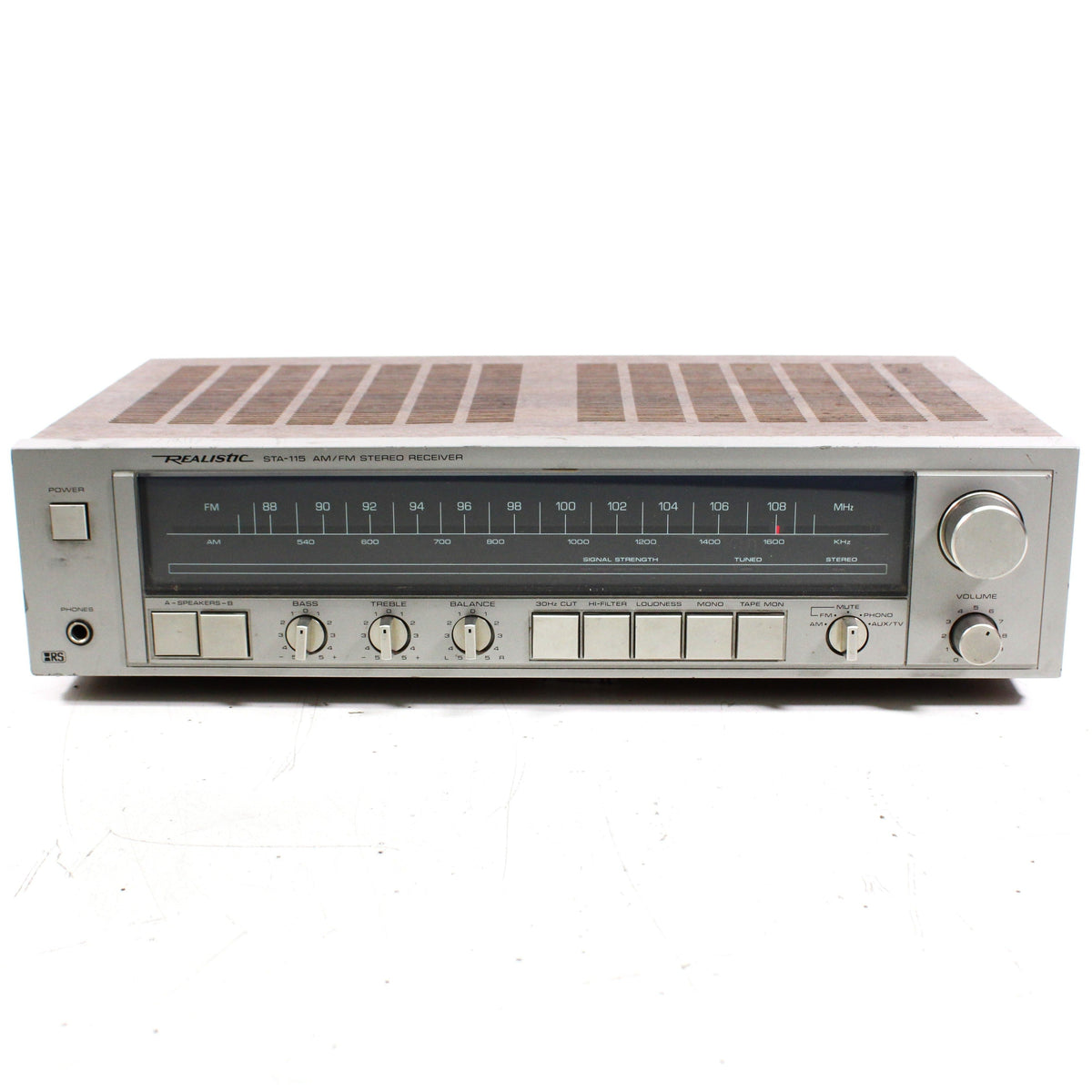 Realistic STA-115 Solid State AM/FM Stereo Receiver (1985) — SpenCertified