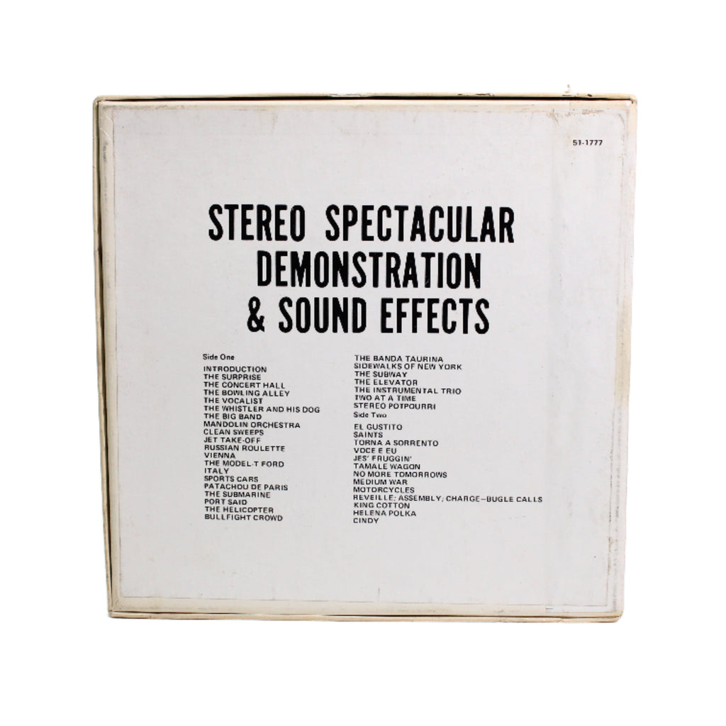 Realistic Stereo Spectacular Demonstration & Sound Effects Reel-to-Ree