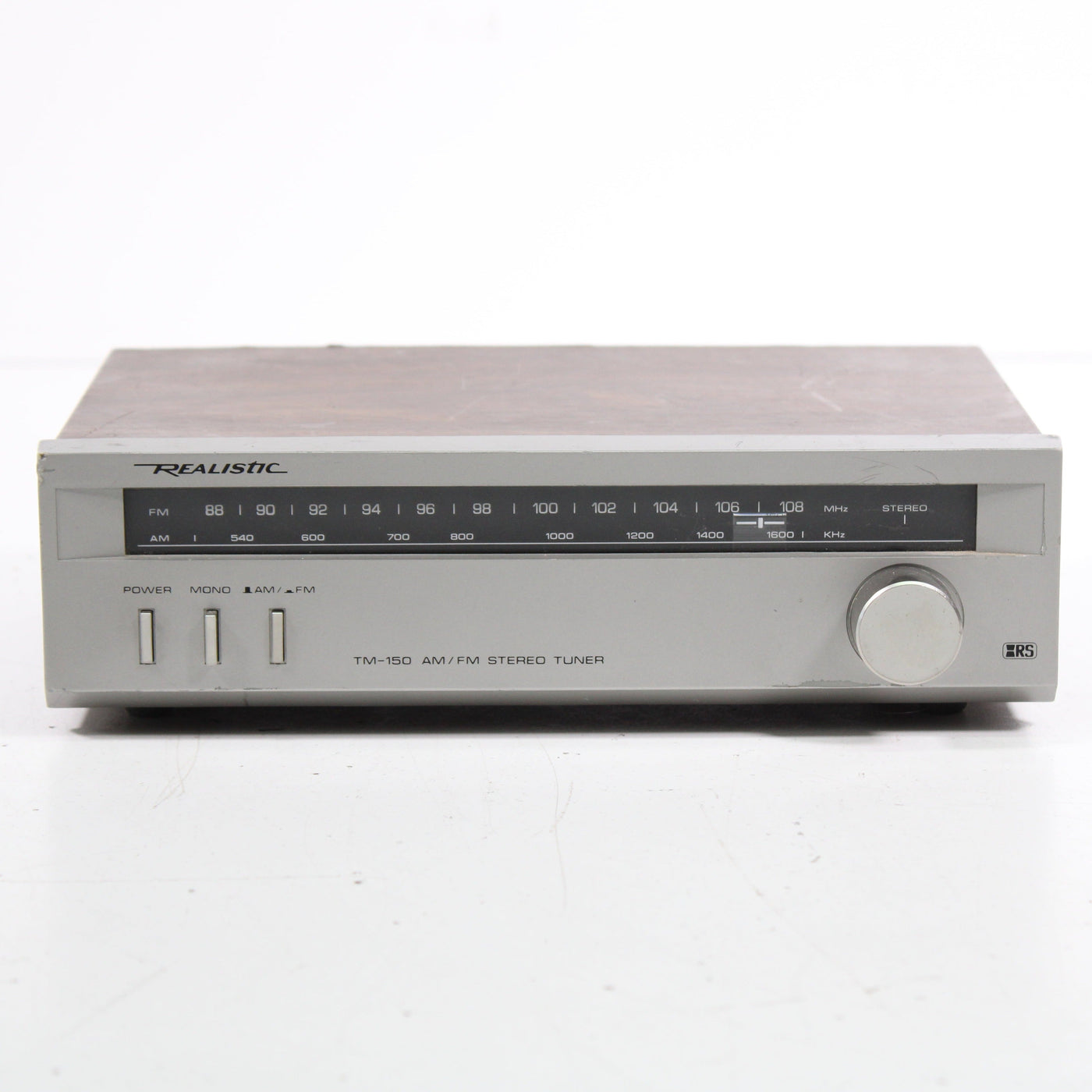 Realistic TM-150 31-1956 Vintage AM FM Stereo Tuner Wooden Case ...