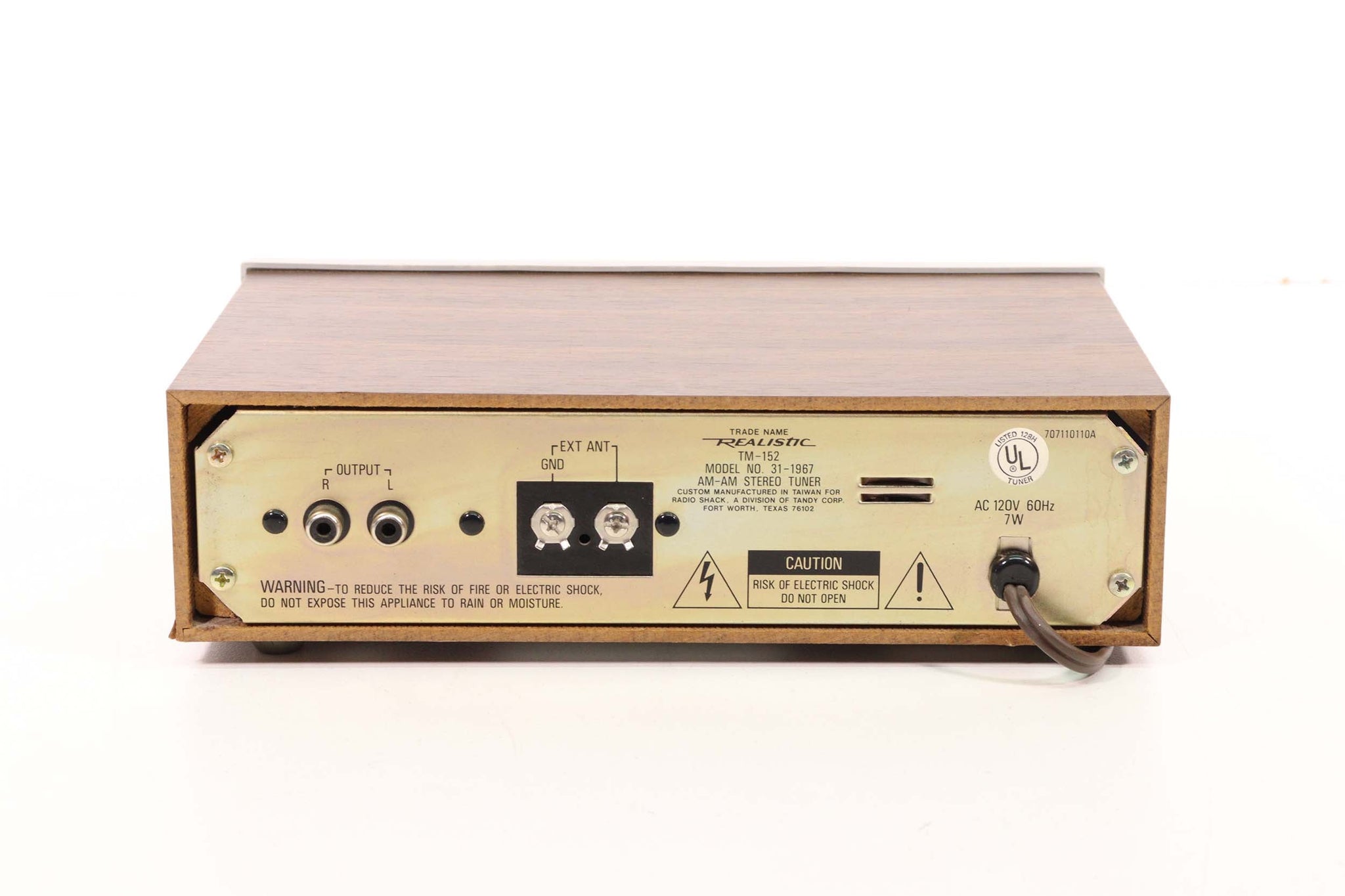 Realistic TM-152 Vintage AM Stereo Tuner