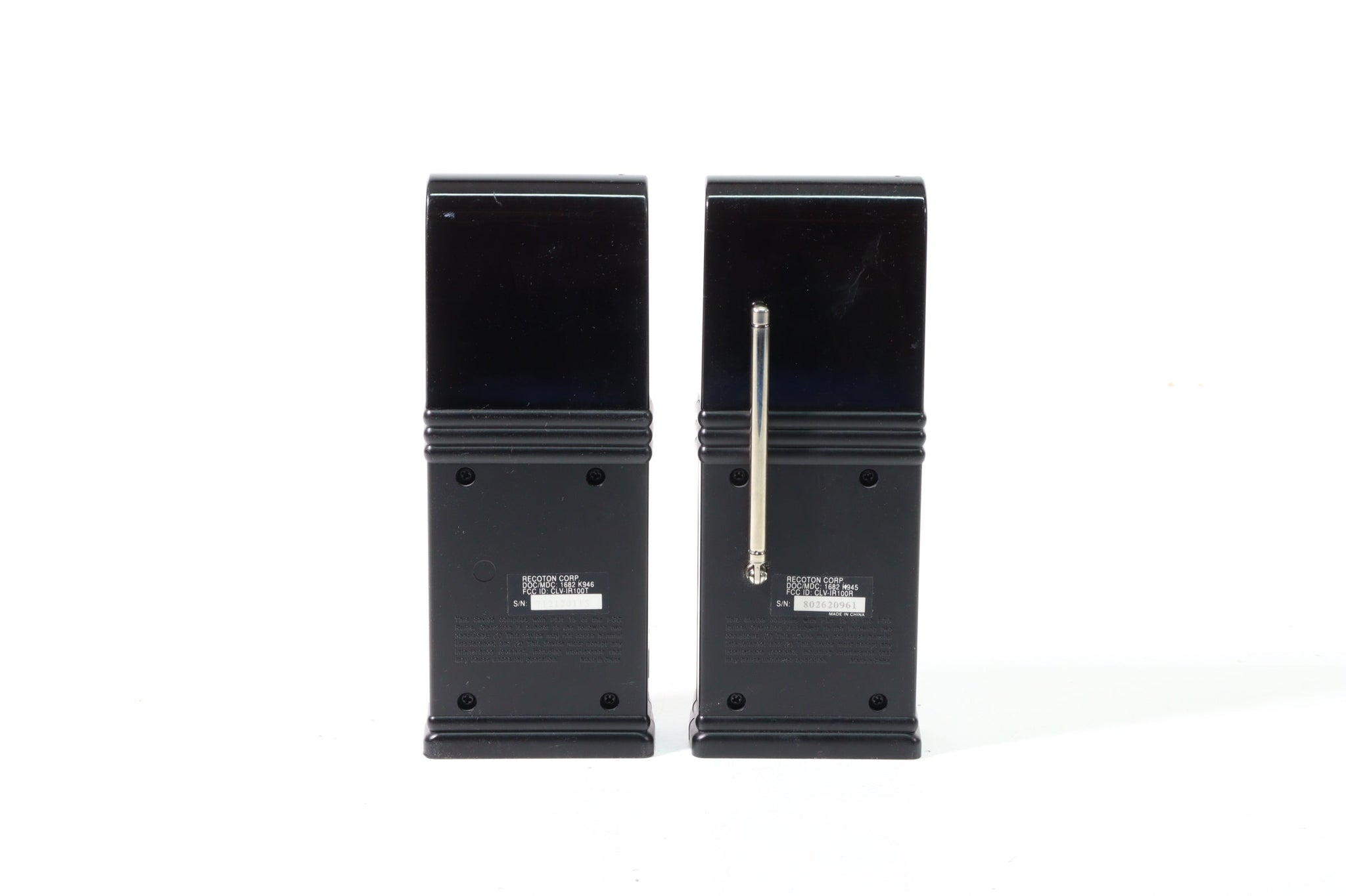 Recoton IR100 Remote Control Extender Transmitter & Receiver Set with