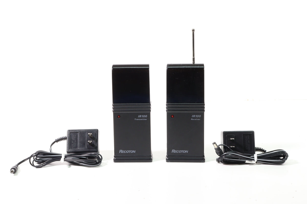 Recoton IR100 Remote Control Extender Transmitter & Receiver Set with ...