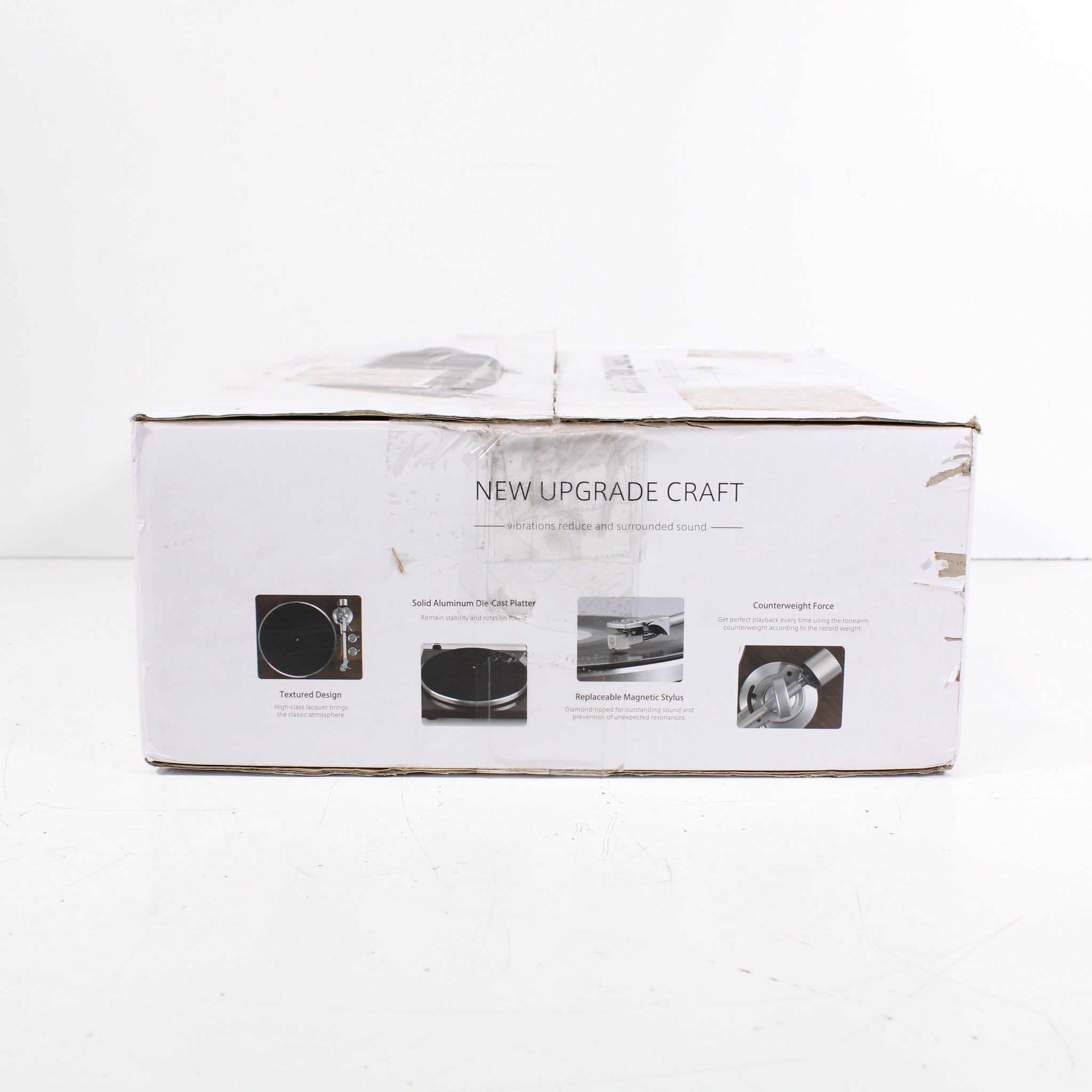 Retrolife Seasonlife HQ-KZ006 Belt-Driven Turntable Record Player BLAC