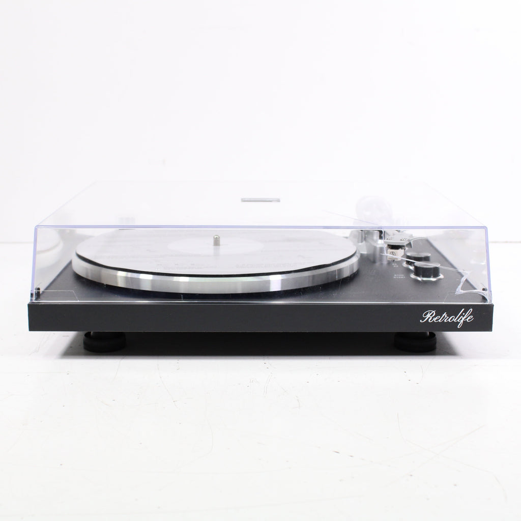 Retrolife Seasonlife HQ-KZ006 Belt-Driven Turntable Record Player BLAC
