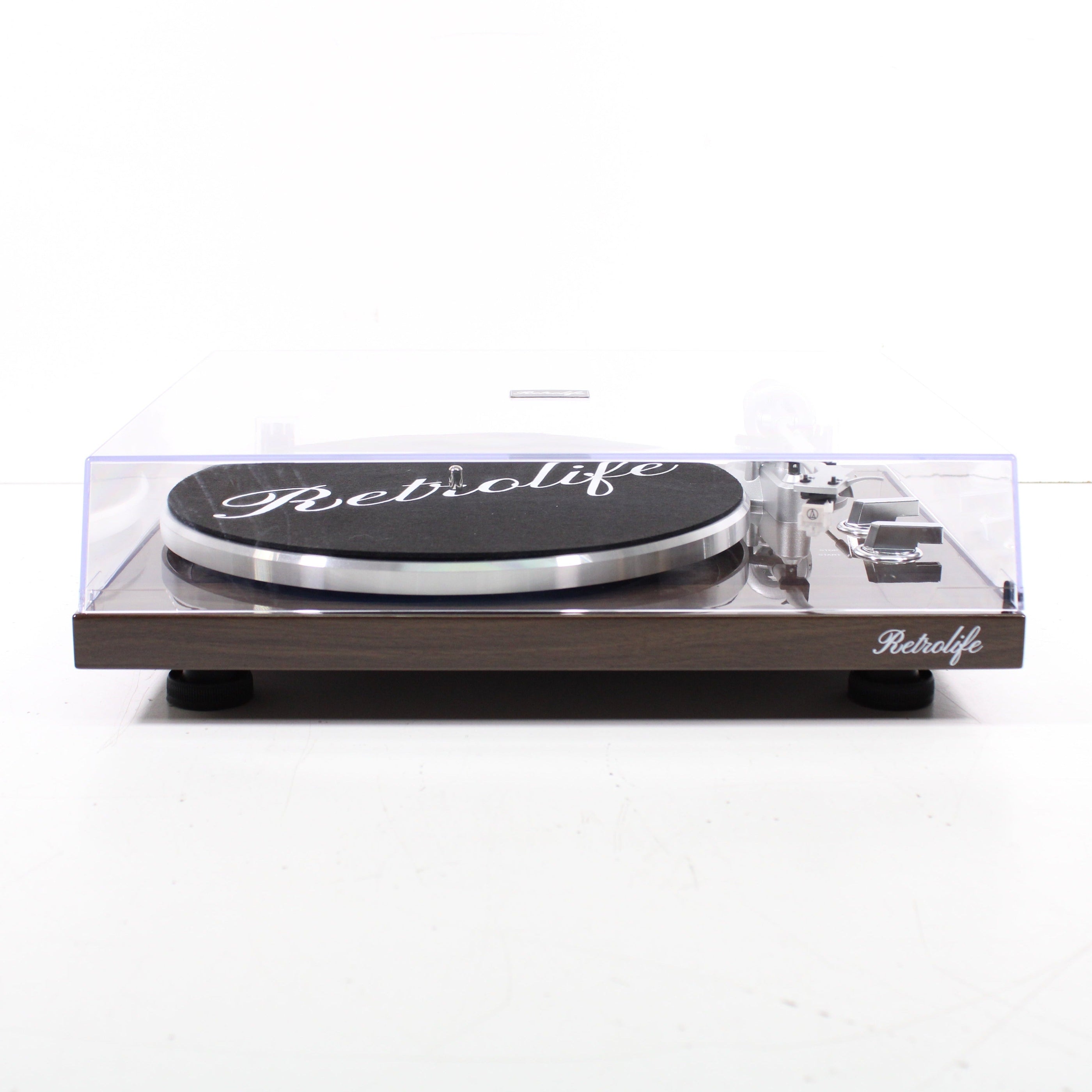 Retrolife Seasonlife HQ-KZ006 Belt-Driven Turntable Record Player BROW ...