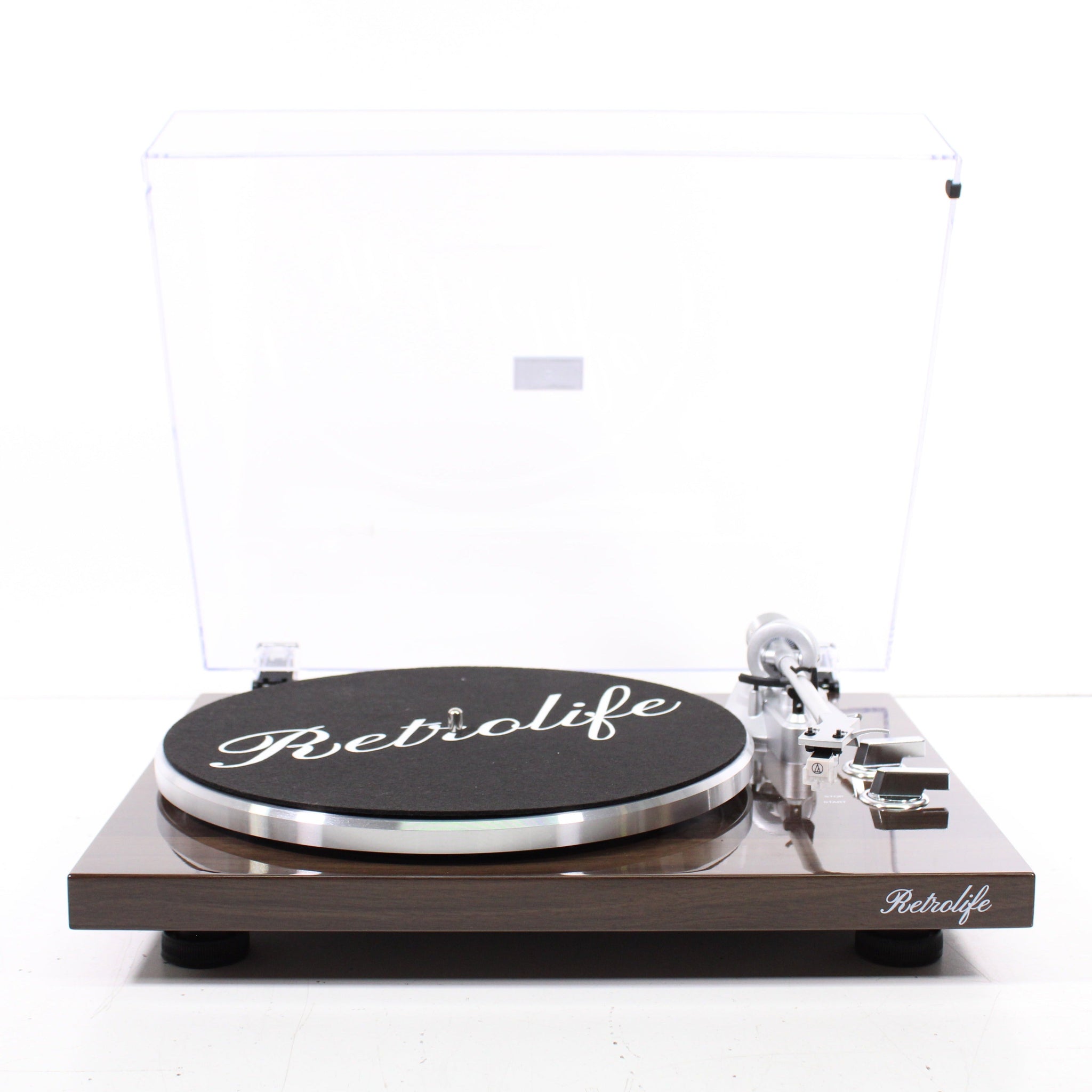 Retrolife Seasonlife HQ-KZ006 Belt-Driven Turntable Record Player BROW