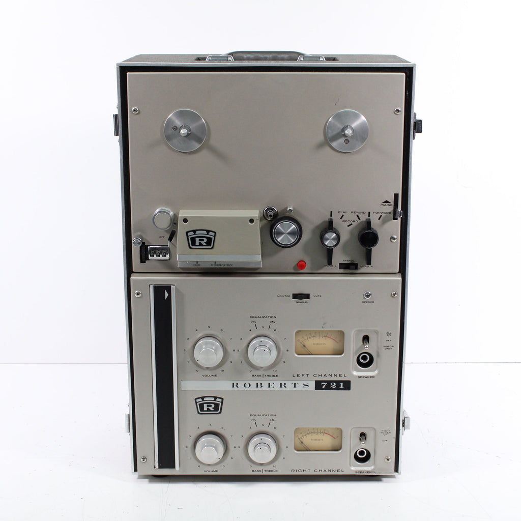 Roberts Electronics 721 Portable Reel-to-Reel Player Recorder Built-In