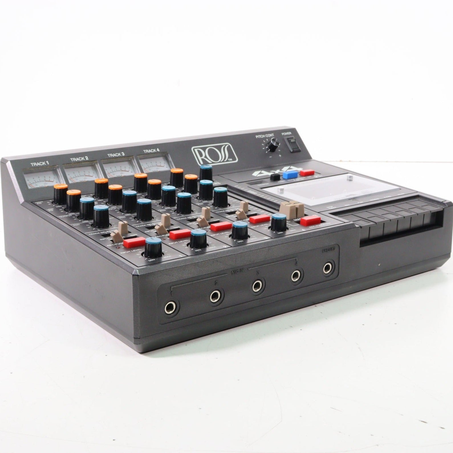 Ross R-4x4 Vintage 4-Track Mixer Recorder Deck Cassette Player ...
