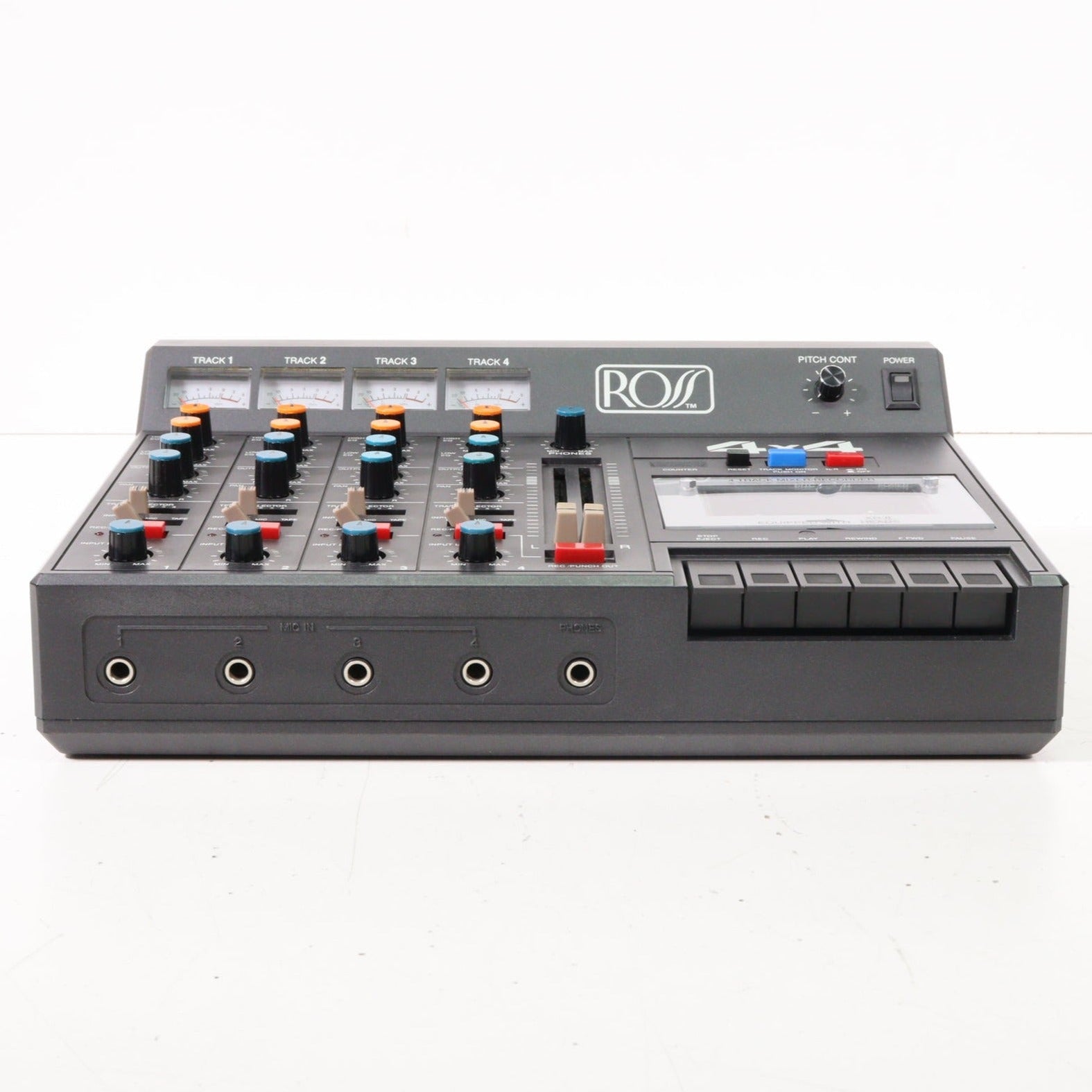 Ross R-4x4 Vintage 4-Track Mixer Recorder Deck Cassette Player ...