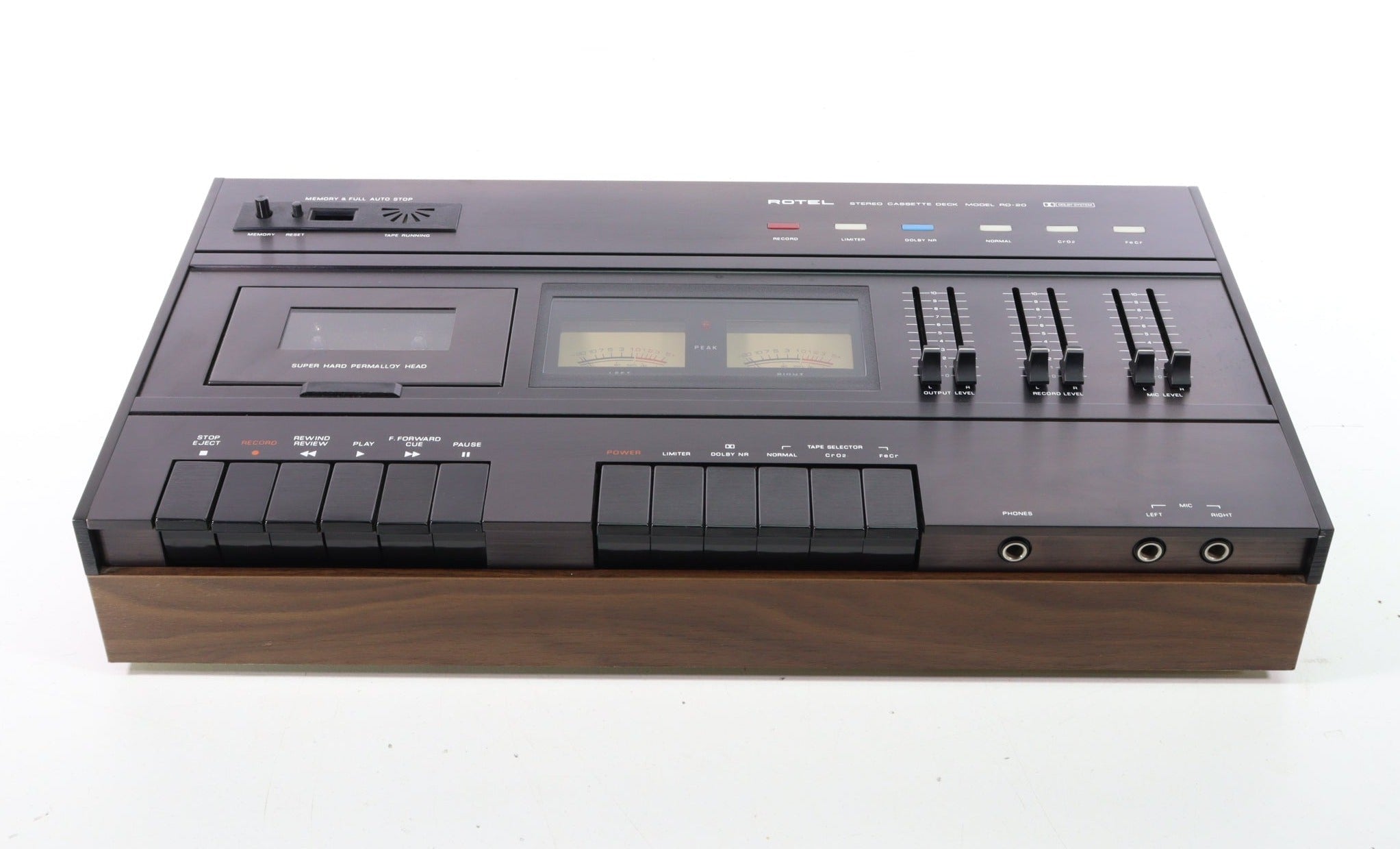 Rotel RD-20 Stereo Cassette Deck (HAS ISSUES) — SpenCertified