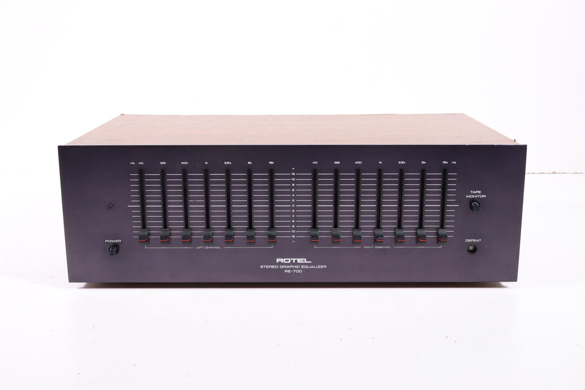 Rotel RE-700 Stereo Graphic Equalizer — SpenCertified