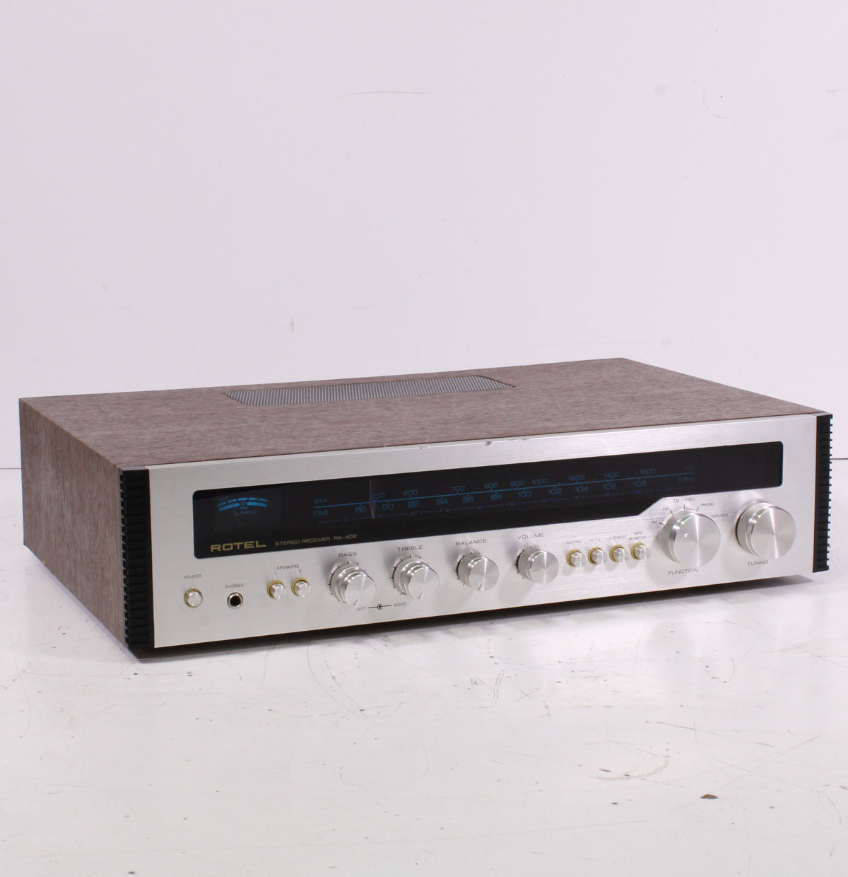 Rotel RX-402 AM/FM Stereo Receiver Silver Face — SpenCertified