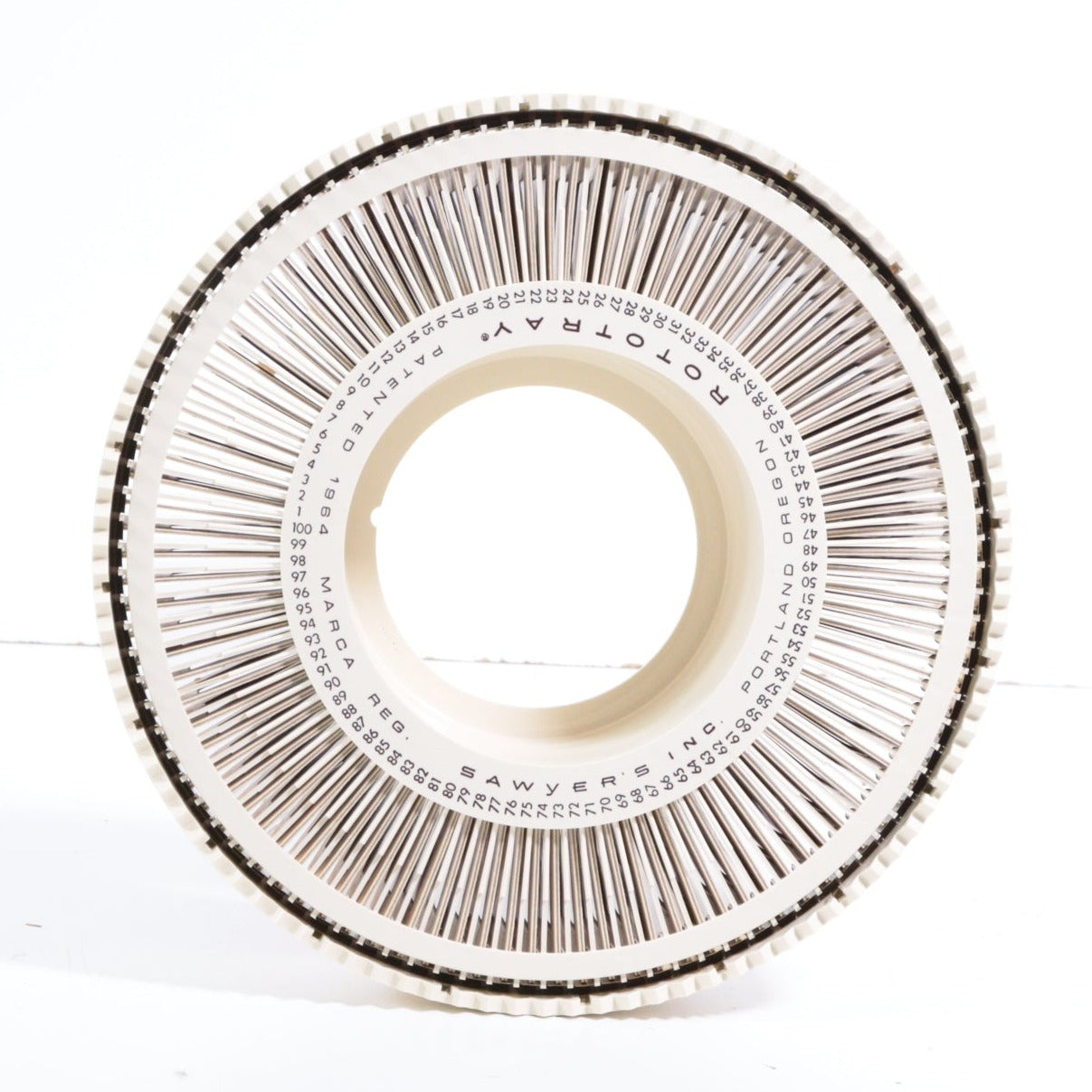 Rotoray Slide Tray Vintage Carousel with 100 Kodachrome Color Slides