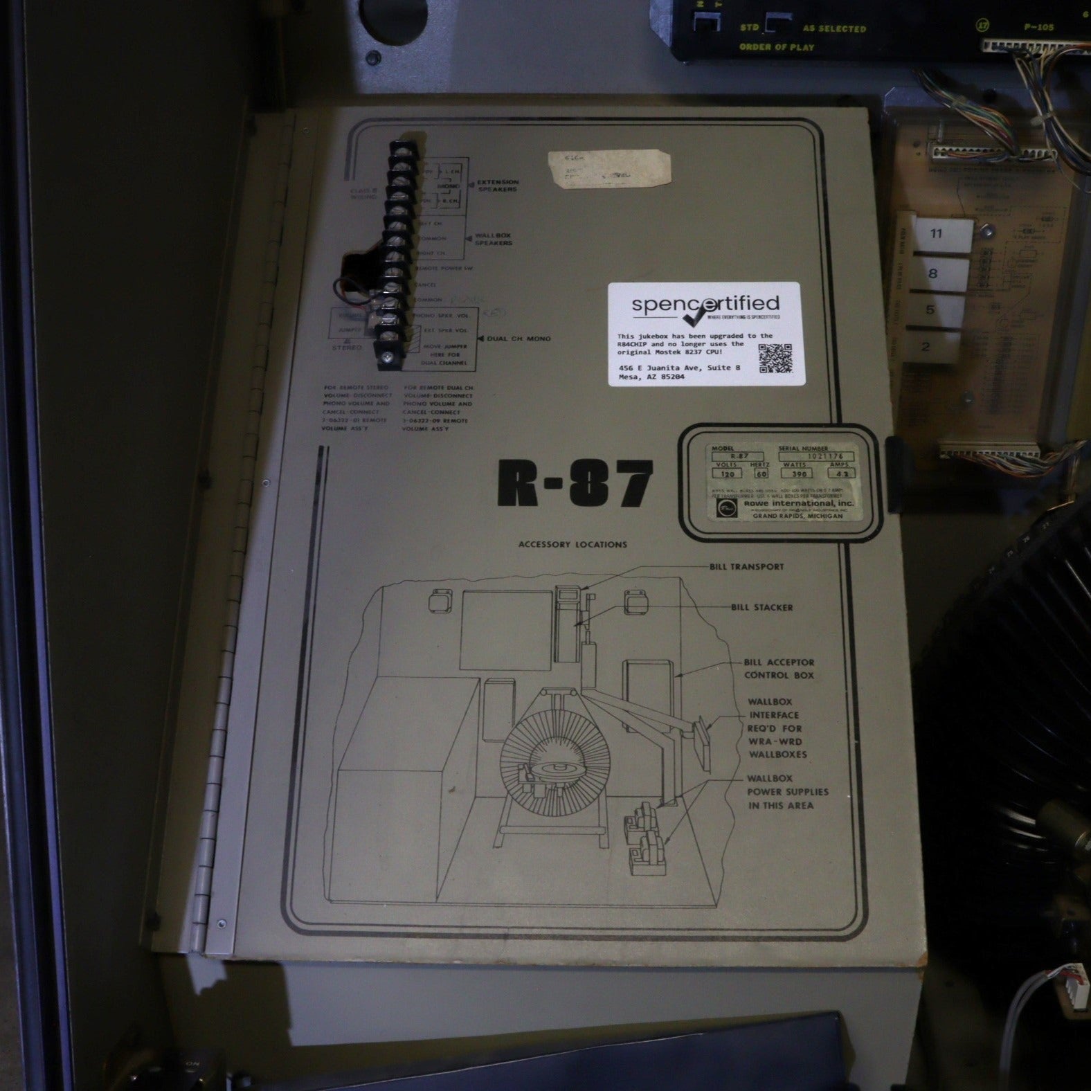 Rowe Ami R-87 Vintage Record Player Vinyl Jukebox (AS IS) (PICKUP ONLY