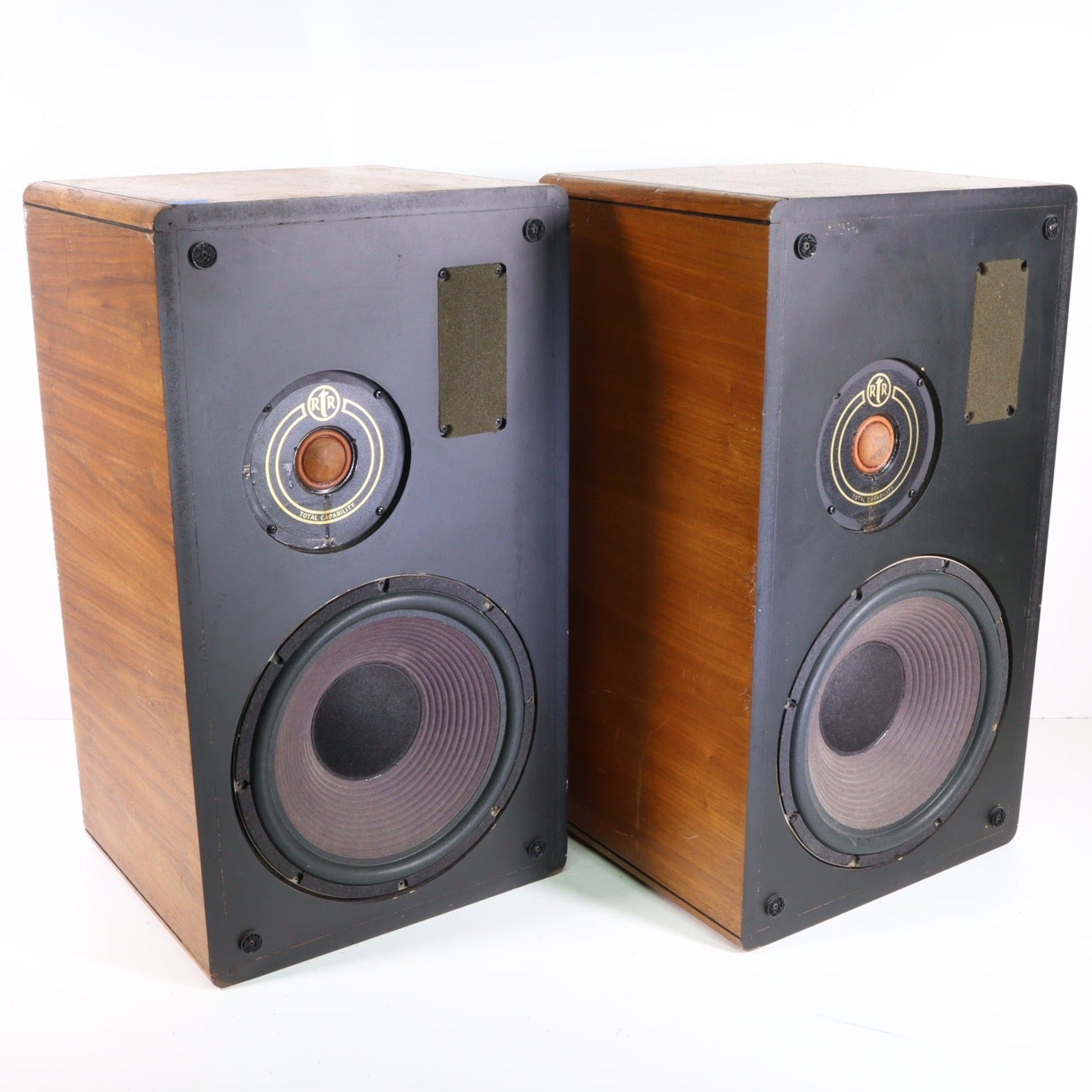 RtR 100-D Vintage Floorstanding Speaker Pair in Original Walnut Cabine ...