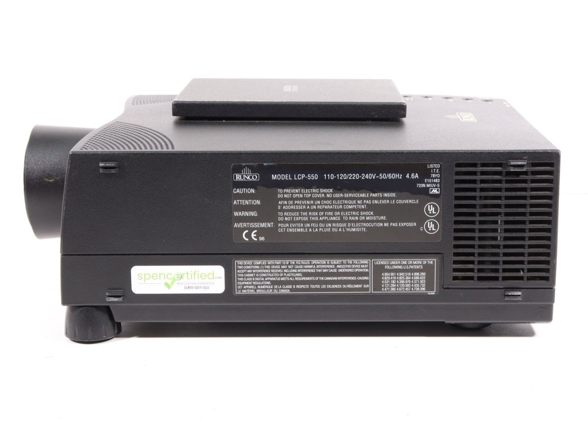 Runco LCP-550 3LCD Conference Room Projector