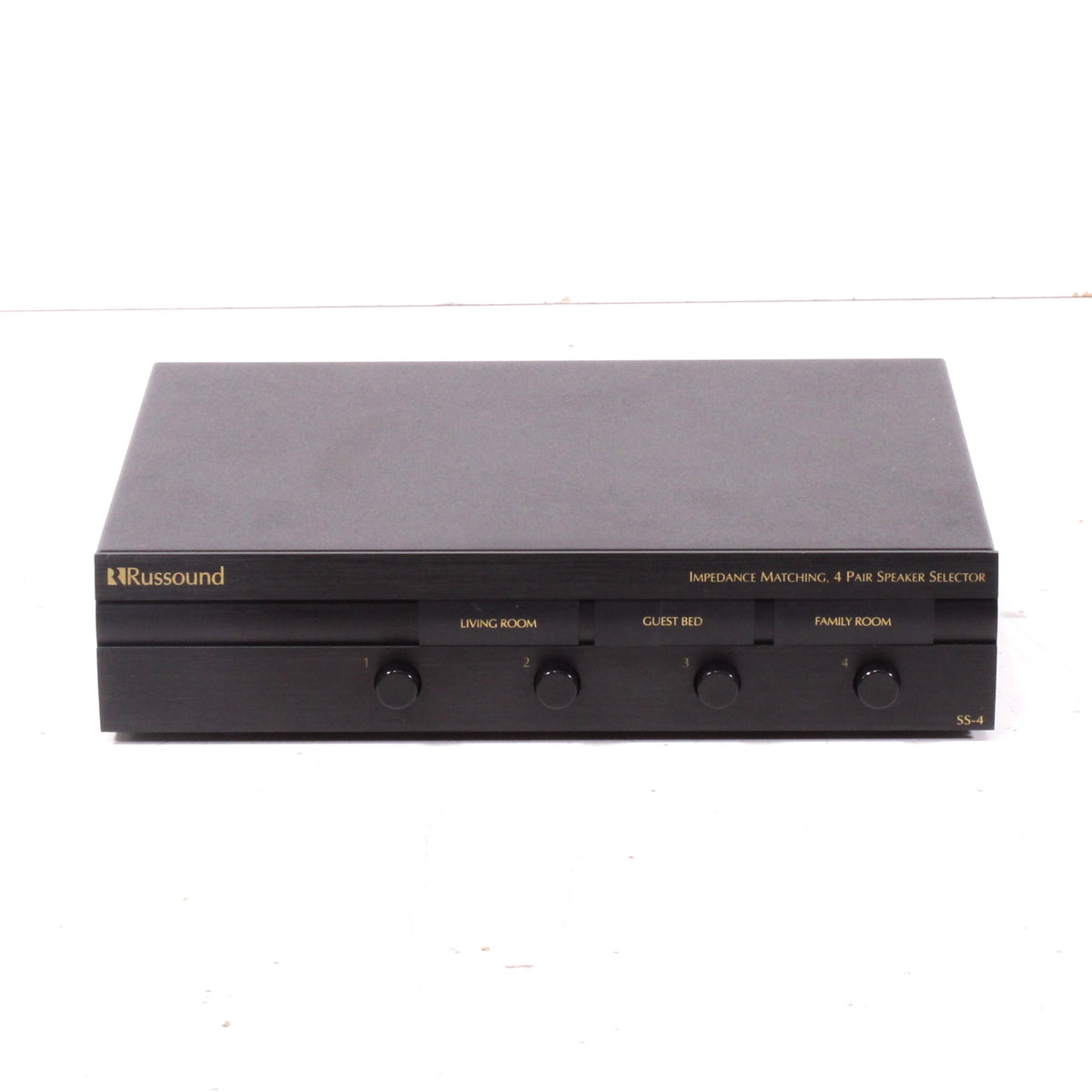 Russound SS-4 4 Pair Stereo Speaker Selector w/ Automatic Impedance Ma ...