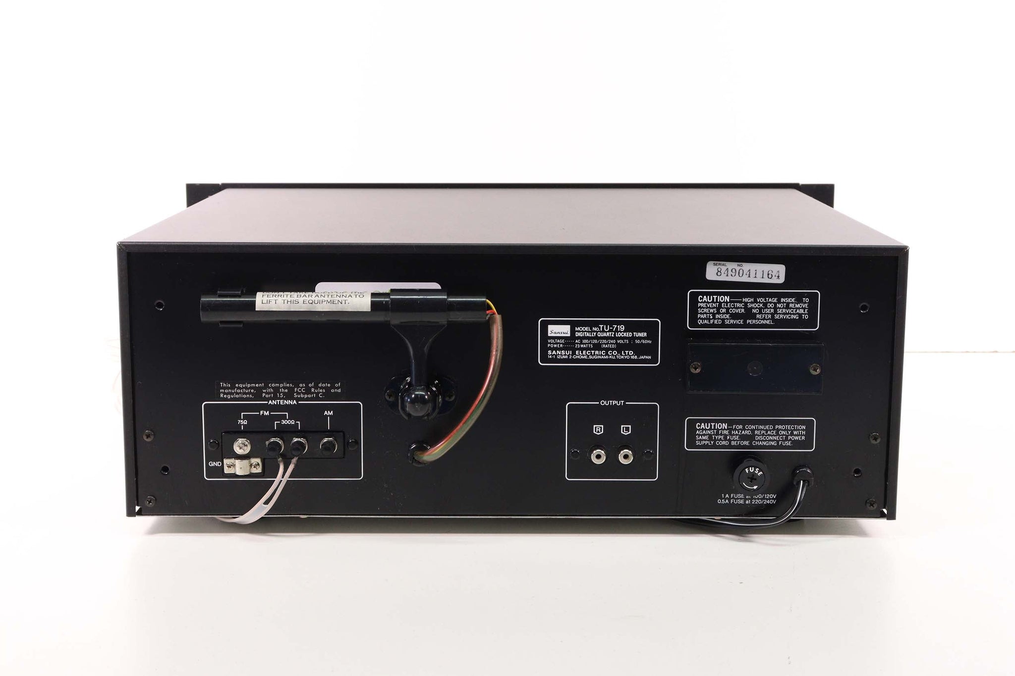 SANSUI BUNDLE AT-15L Timer/TU-719 Tuner/AU-717 Amplifier