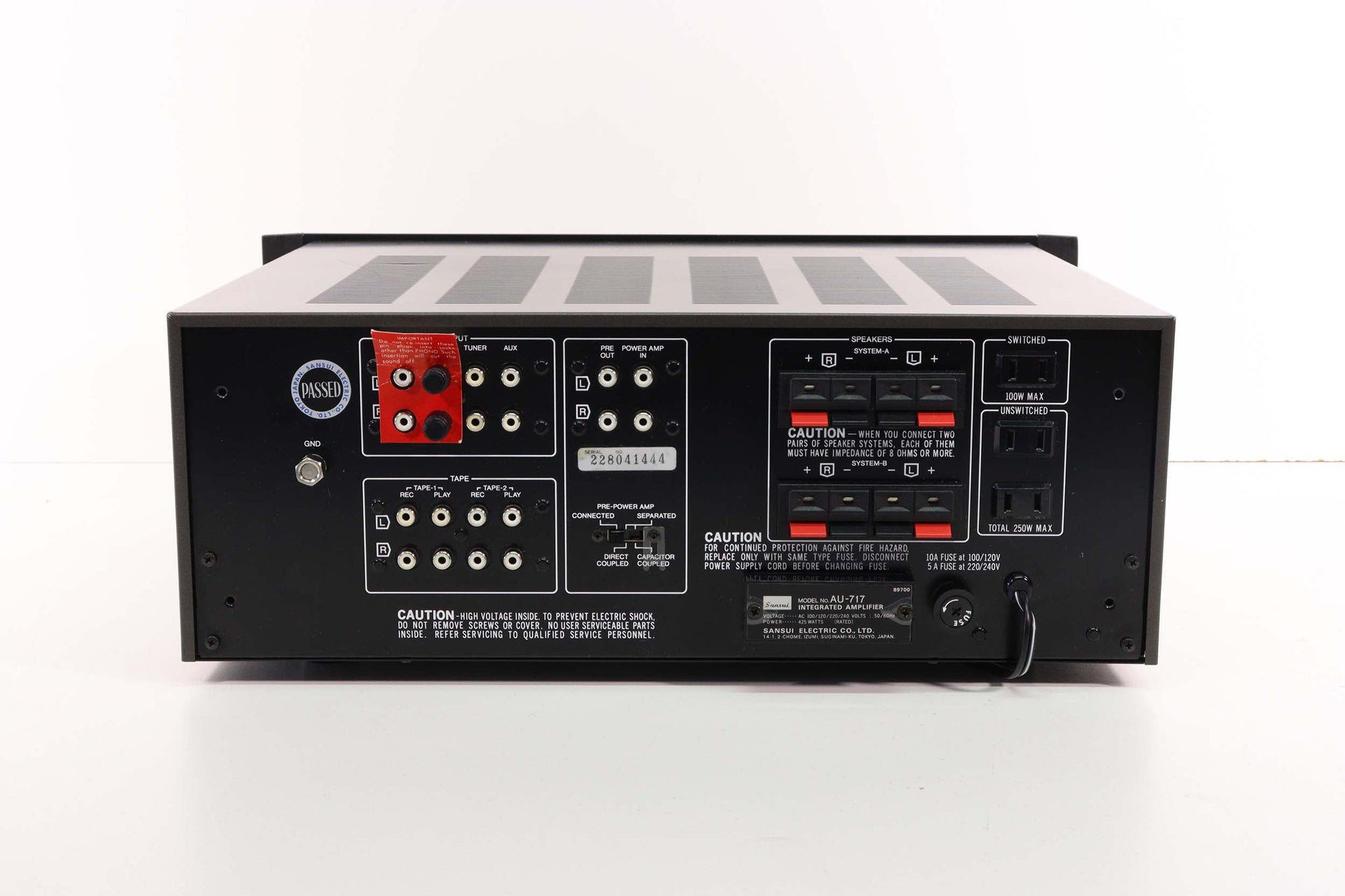 SANSUI BUNDLE AT-15L Timer/TU-719 Tuner/AU-717 Amplifier