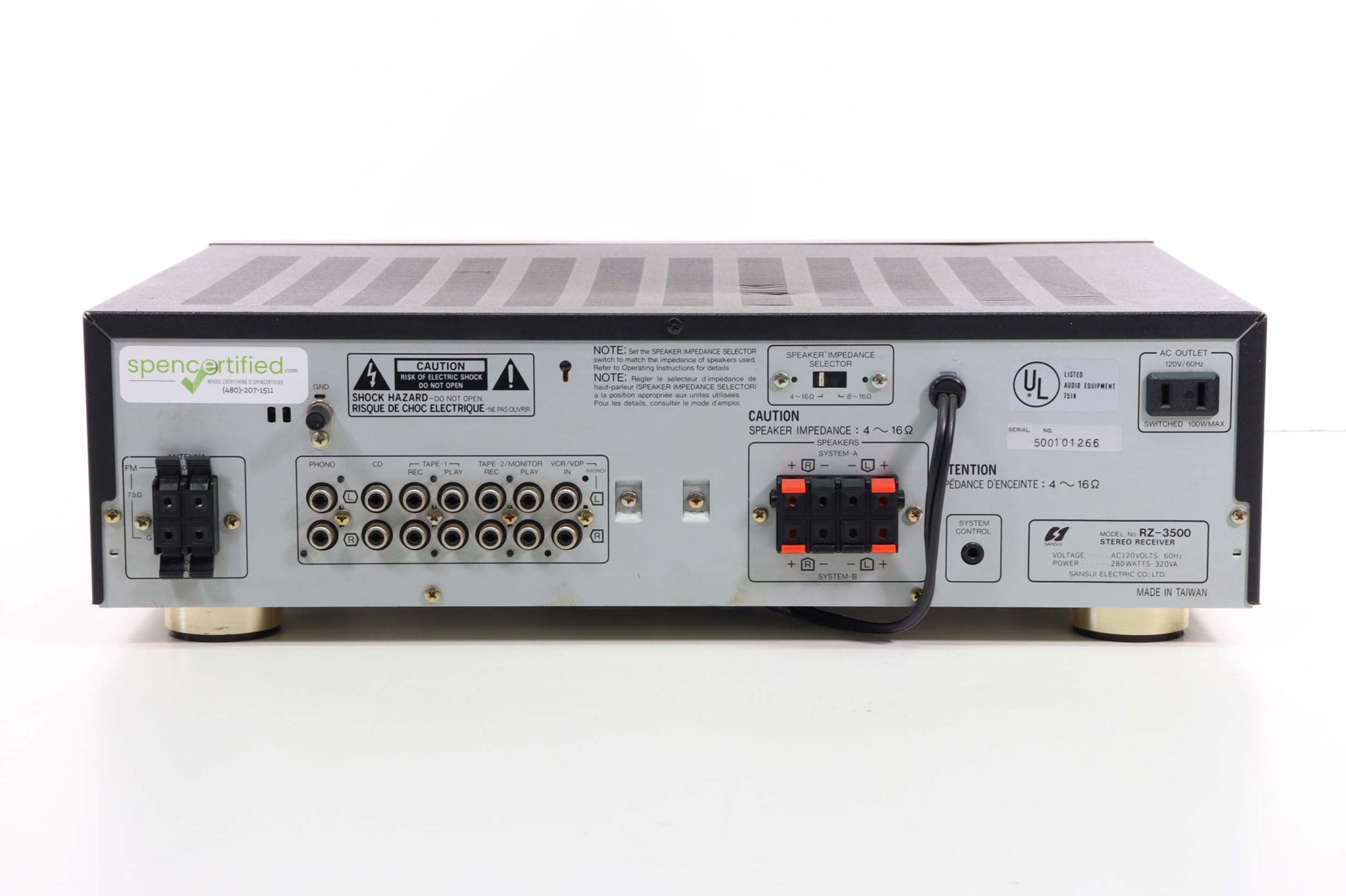 SANSUI RZ-3500 Vintage Stereo Receiver