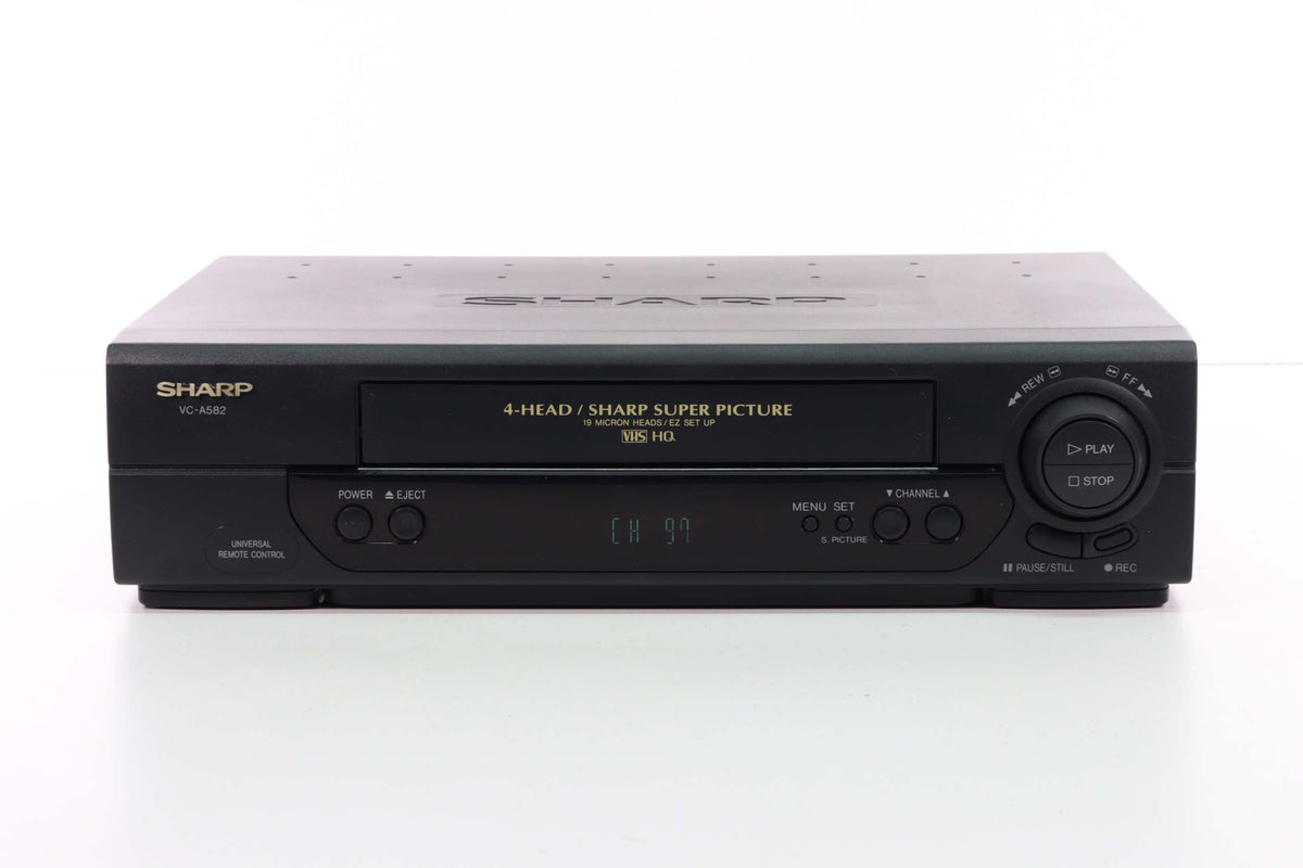 Sharp VC-A582U(A) VCR Video Home System VHS Cassette Recorder ...