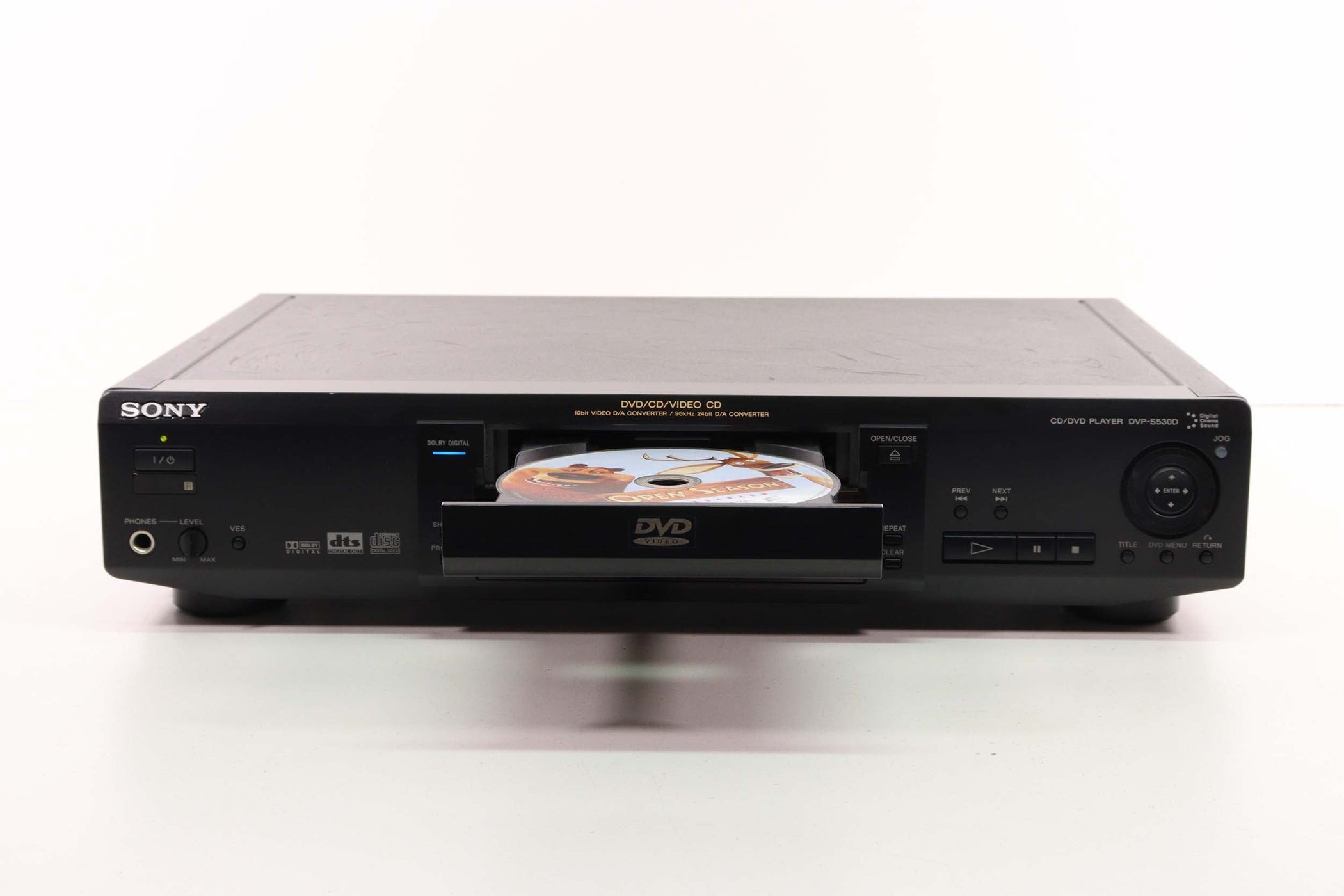 SONY DVP-S530D Single Disc DVD/CD Player (No Remote) — SpenCertified