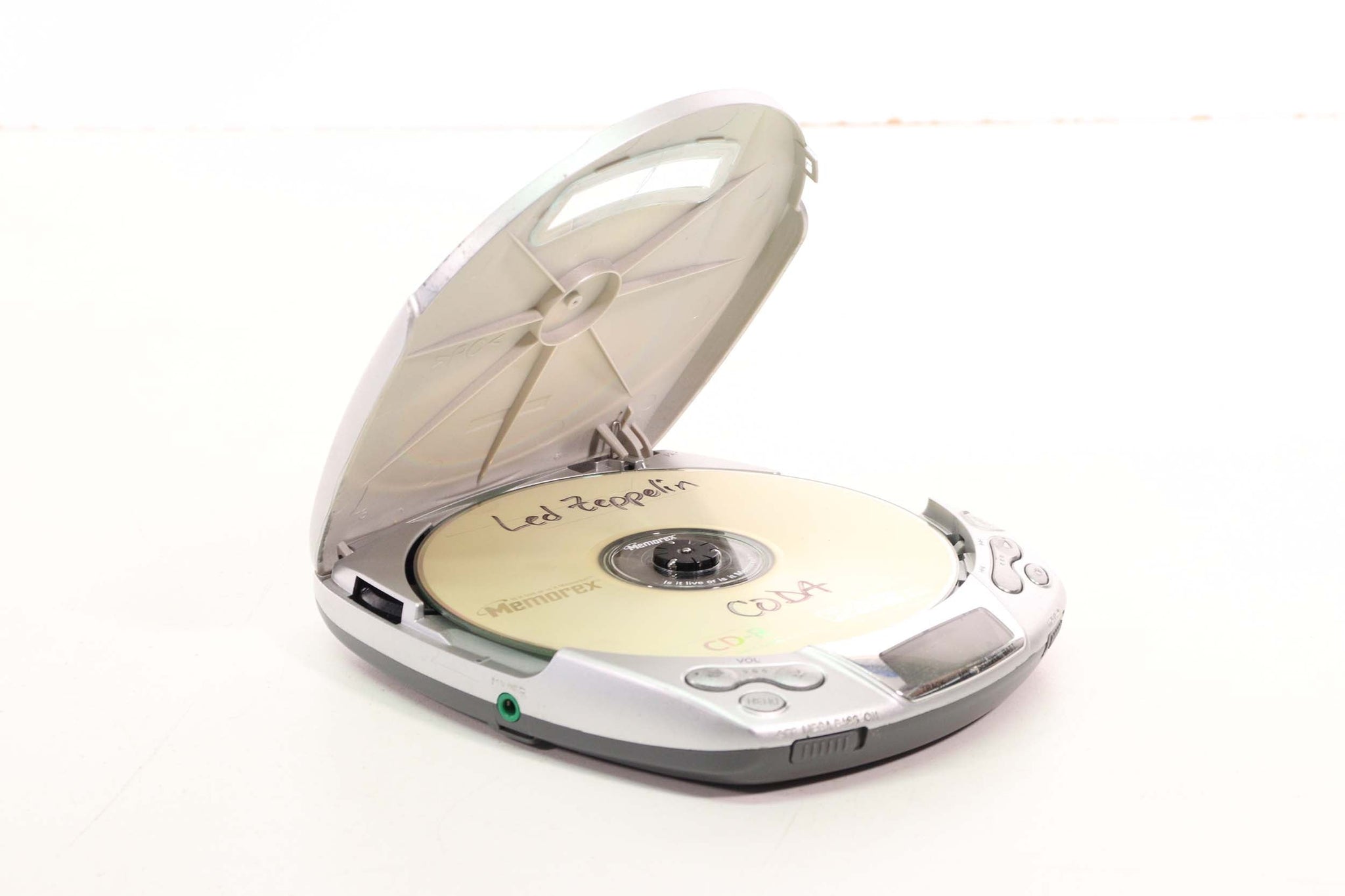 SONY DiscmanESP2 D-E200 Discman Silver Portable CD Player — SpenCertified