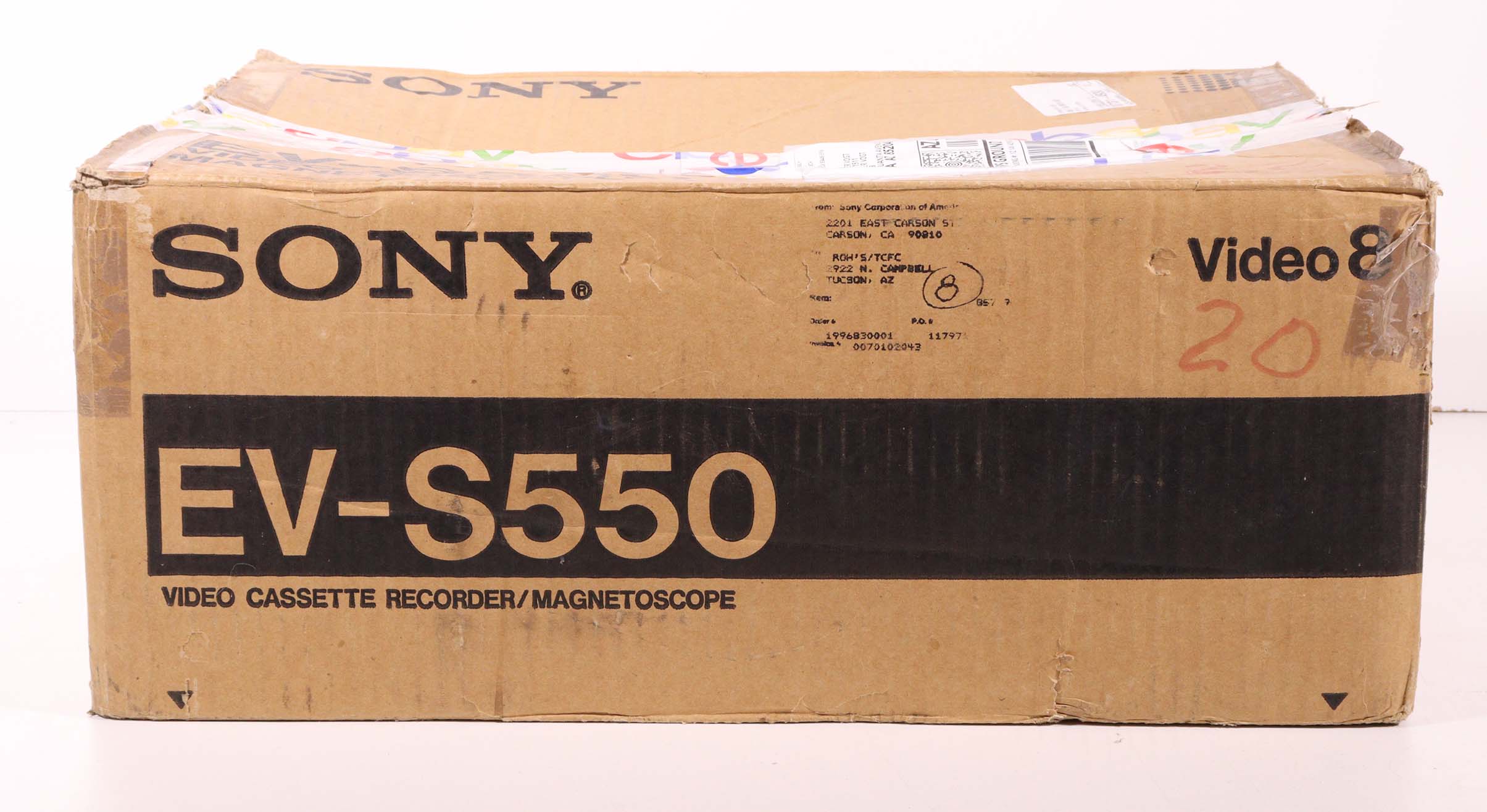 SONY EV-S550 Hi-8 Video Cassette Recorder/Magnetoscope — SpenCertified