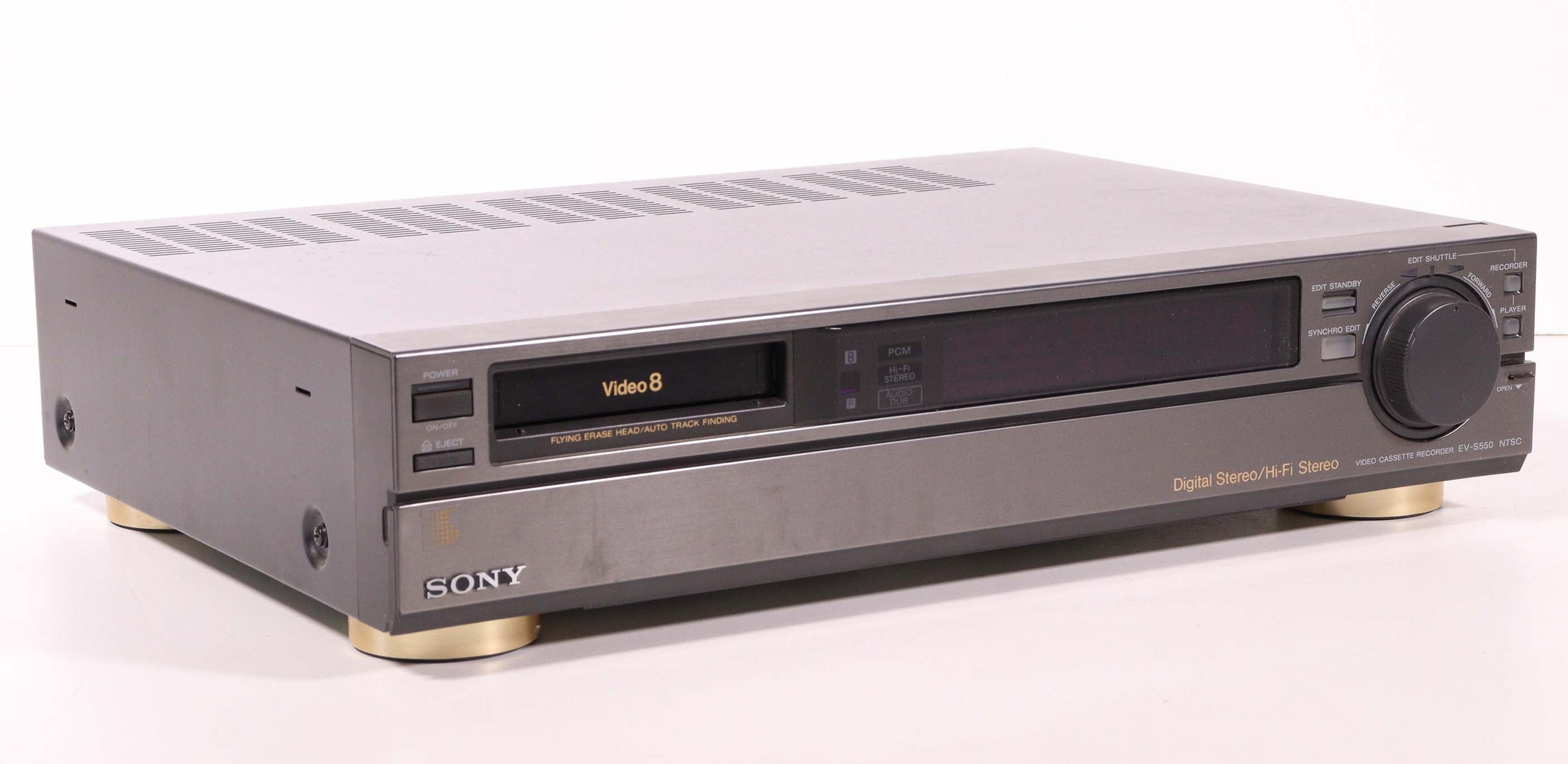 SONY EV-S550 Hi-8 Video Cassette Recorder/Magnetoscope — SpenCertified