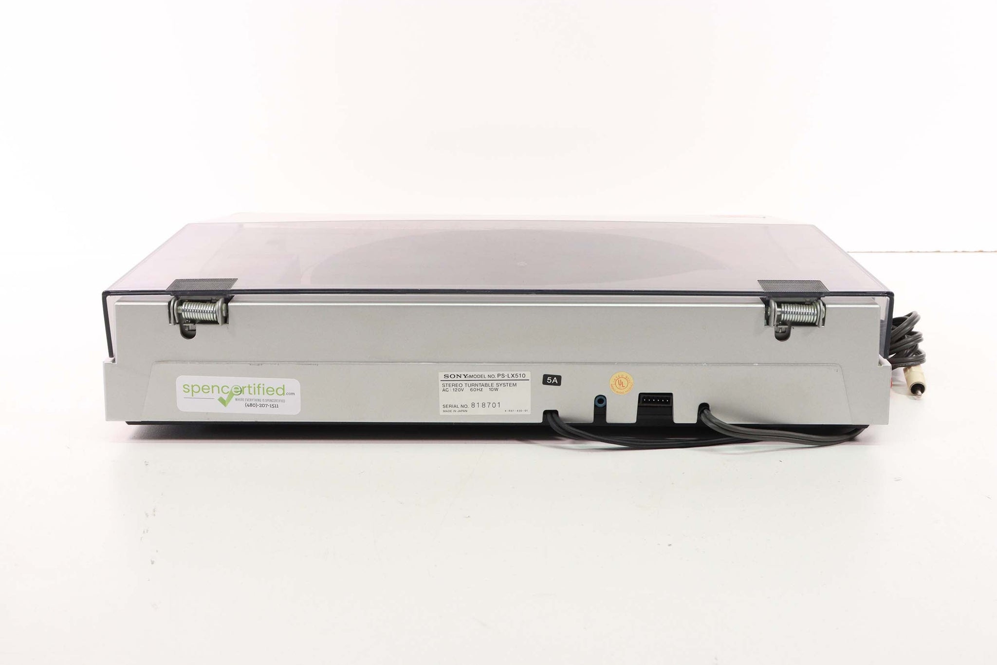 SONY PS-LX510 Linear Tracking/Fully Automatic Stereo Turntable System