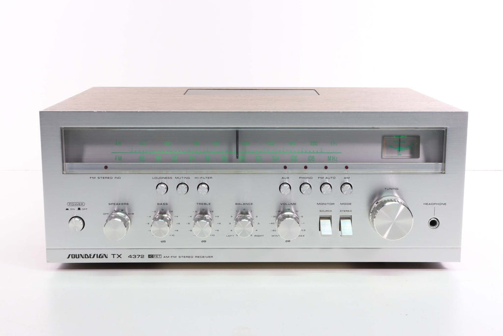 SOUNDESIGN TX-4372 AM-FM Stereo Receiver (No Right Channel Audio)