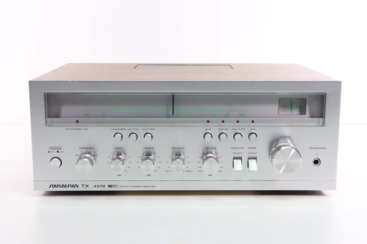 SOUNDESIGN TX-4372 AM-FM Stereo Receiver (No Right Channel Audio ...