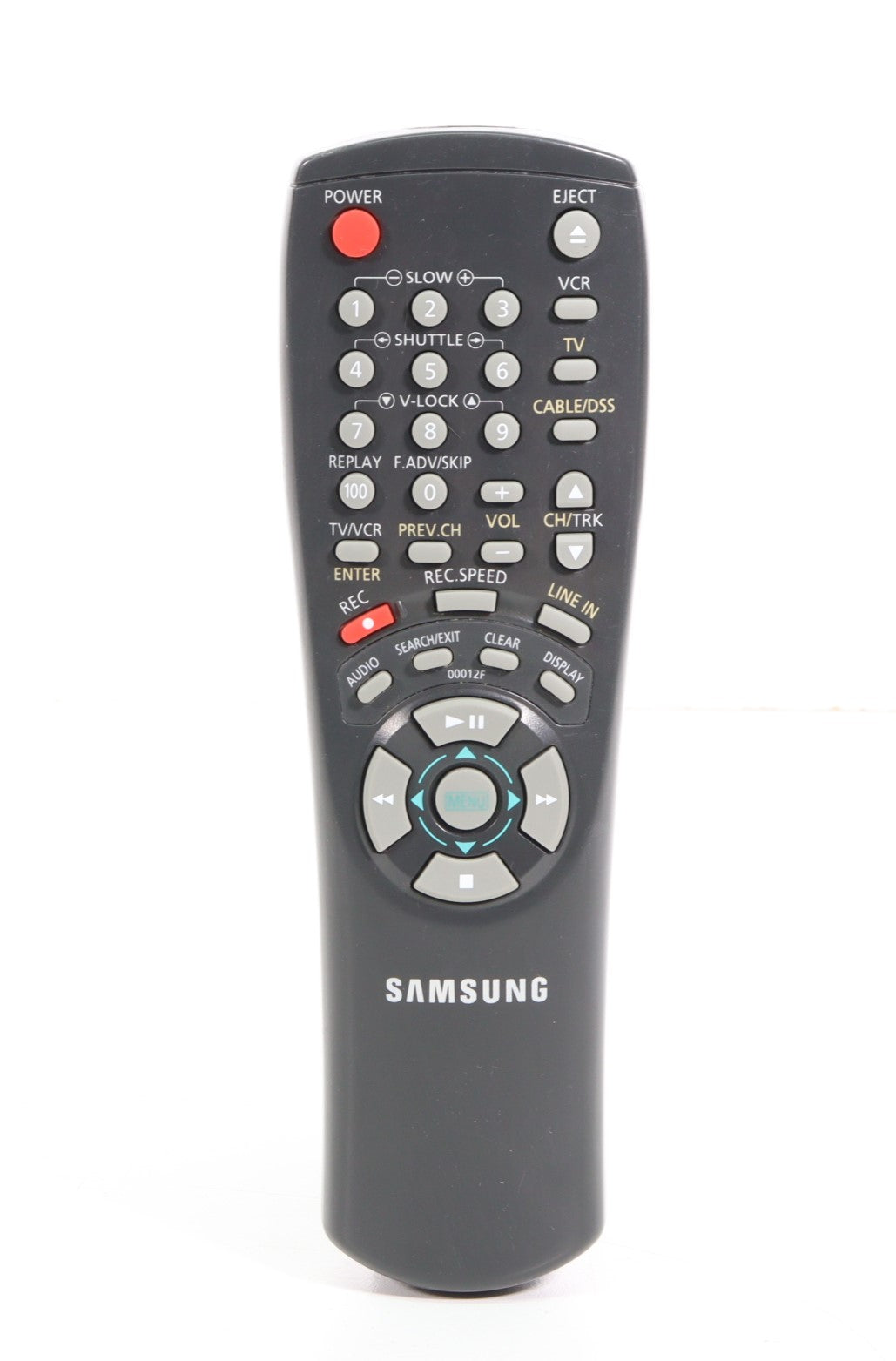 Samsung 00012F Remote Control for VCR VR9070 and More — SpenCertified