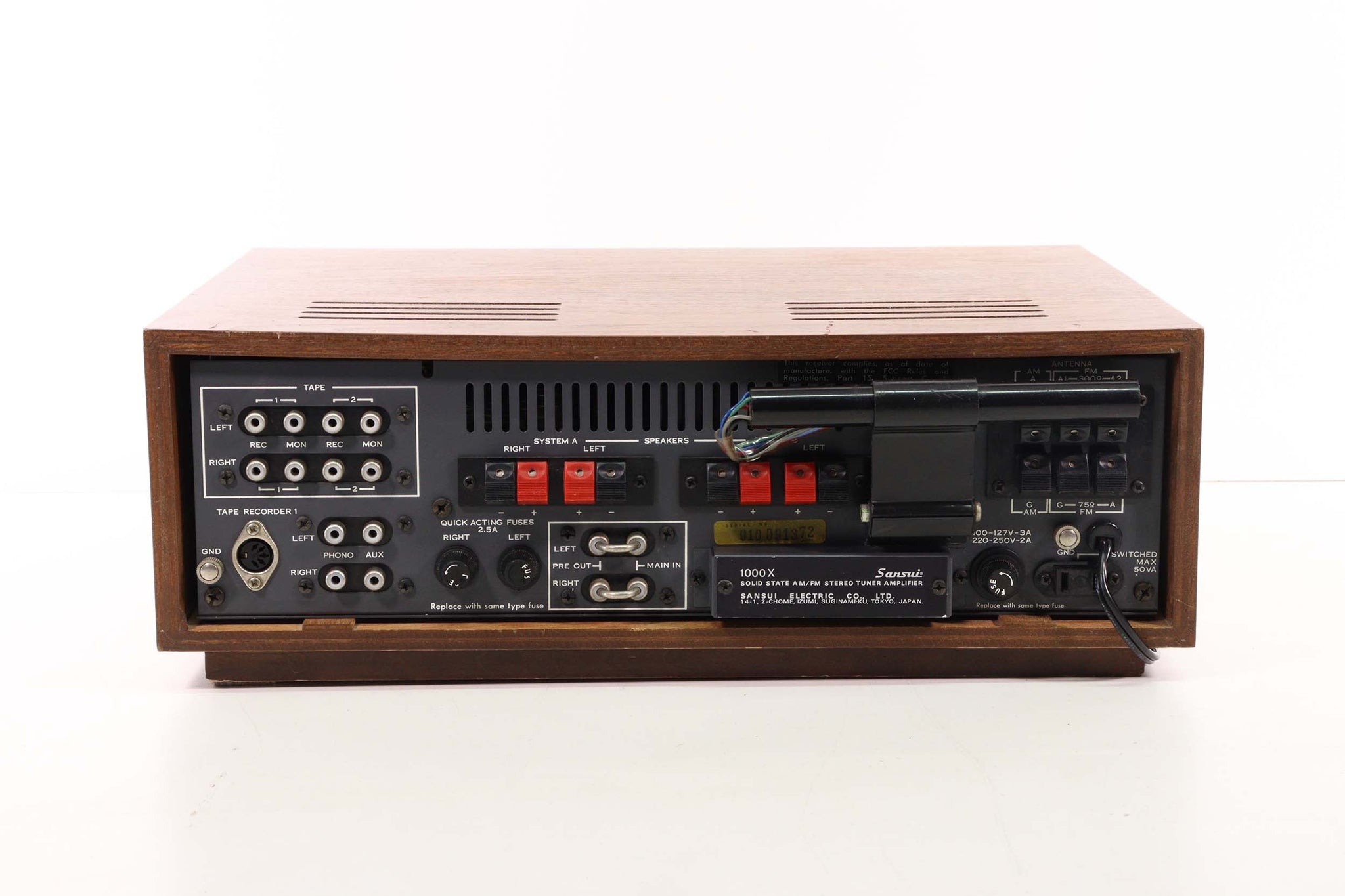 Sansui 1000 X Solid State AM/FM Stereo Tuner Amplifier