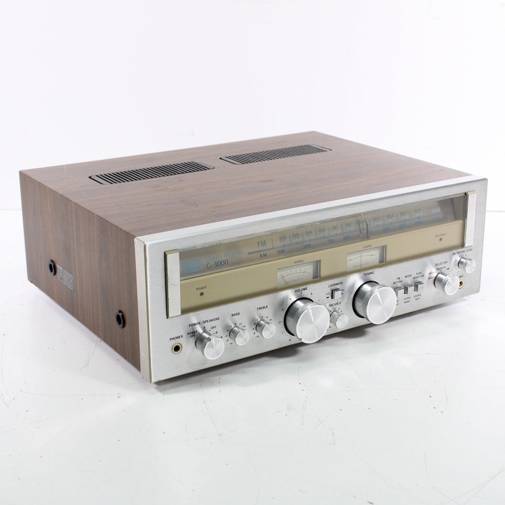 Sansui G-3000 Vintage Stereo Receiver Wooden Case (1977)