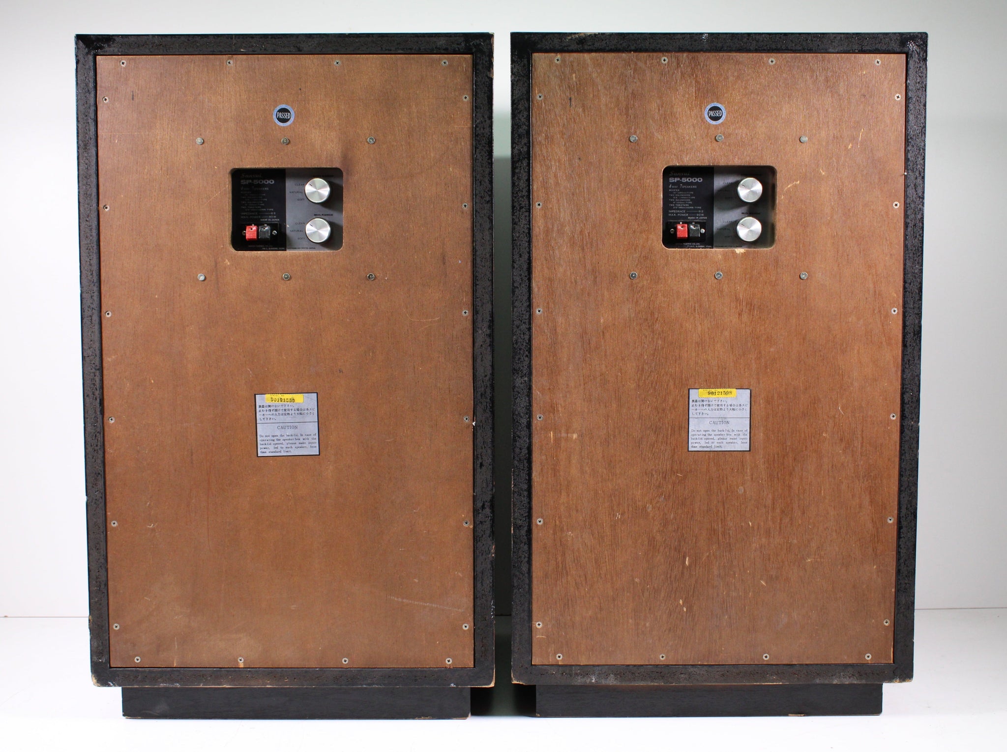 Sansui SP-5000 4-Way, 7-Speaker Floorstanding Loudspeakers