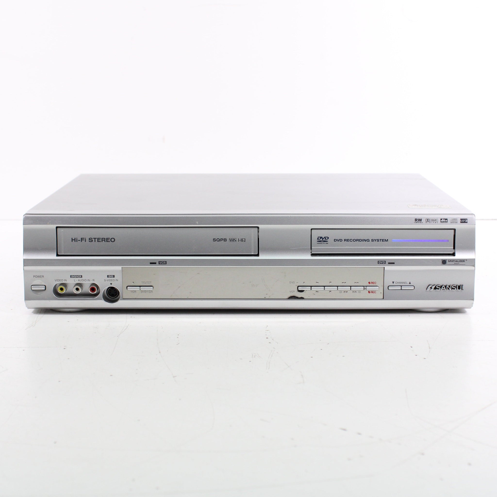 Sansui VRDVD5000 DVD VCR Combo Recorder w/ 2-Way Dubbing VHS to DVD, S ...