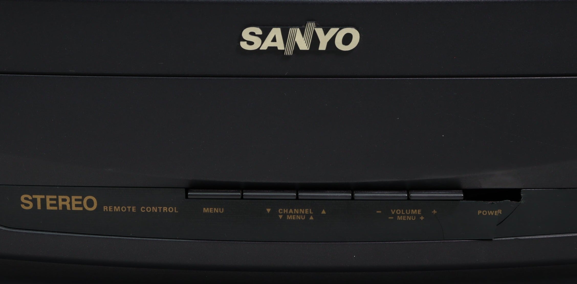 Sanyo DS31650 Retro Color Television (MISSING POWER BUTTON) — SpenCertified