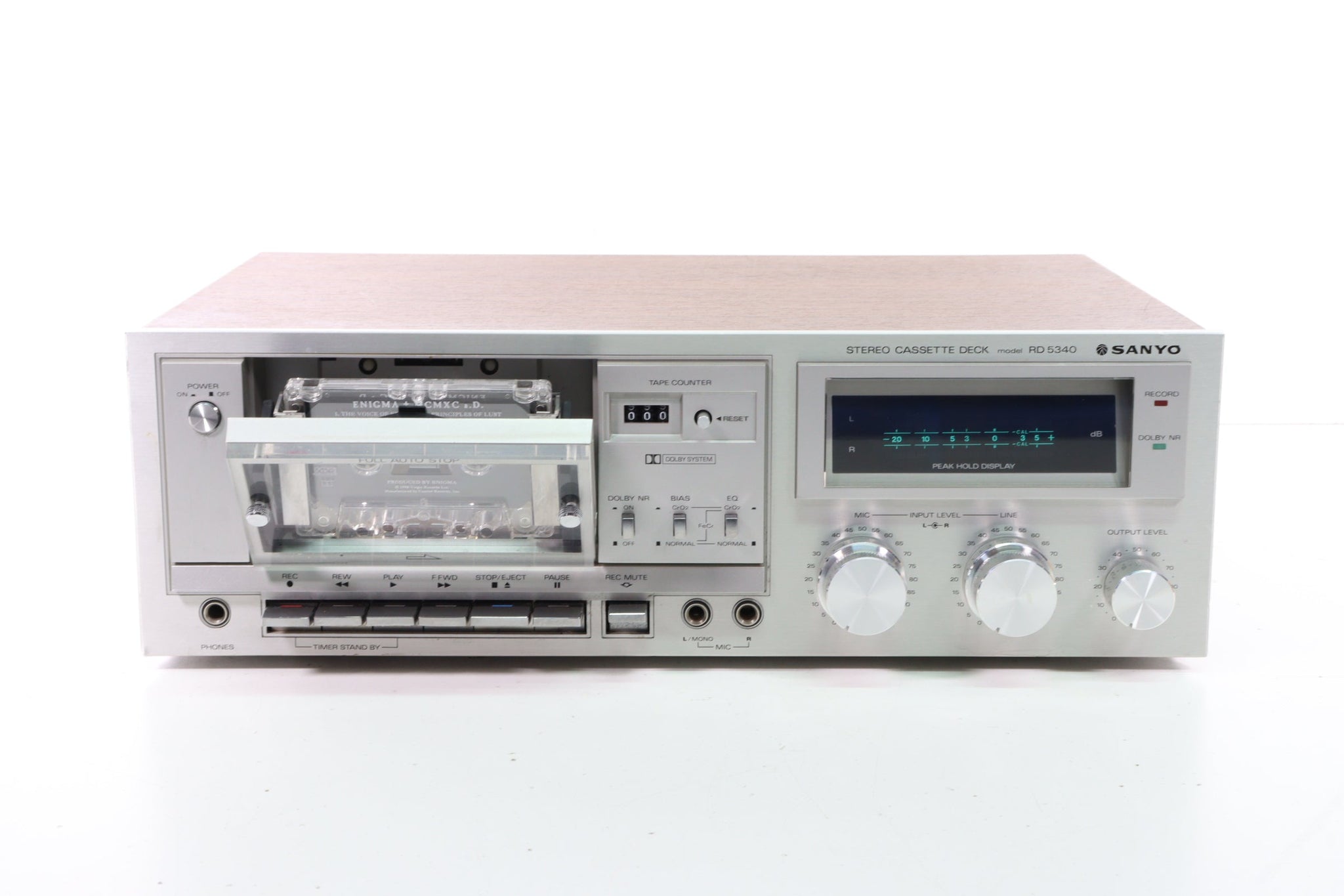 Sanyo RD 5340 Stereo Cassette Deck Made in Japan
