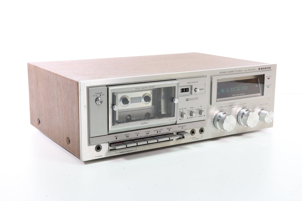 Sanyo RD 5340 Stereo Cassette Deck Made in Japan