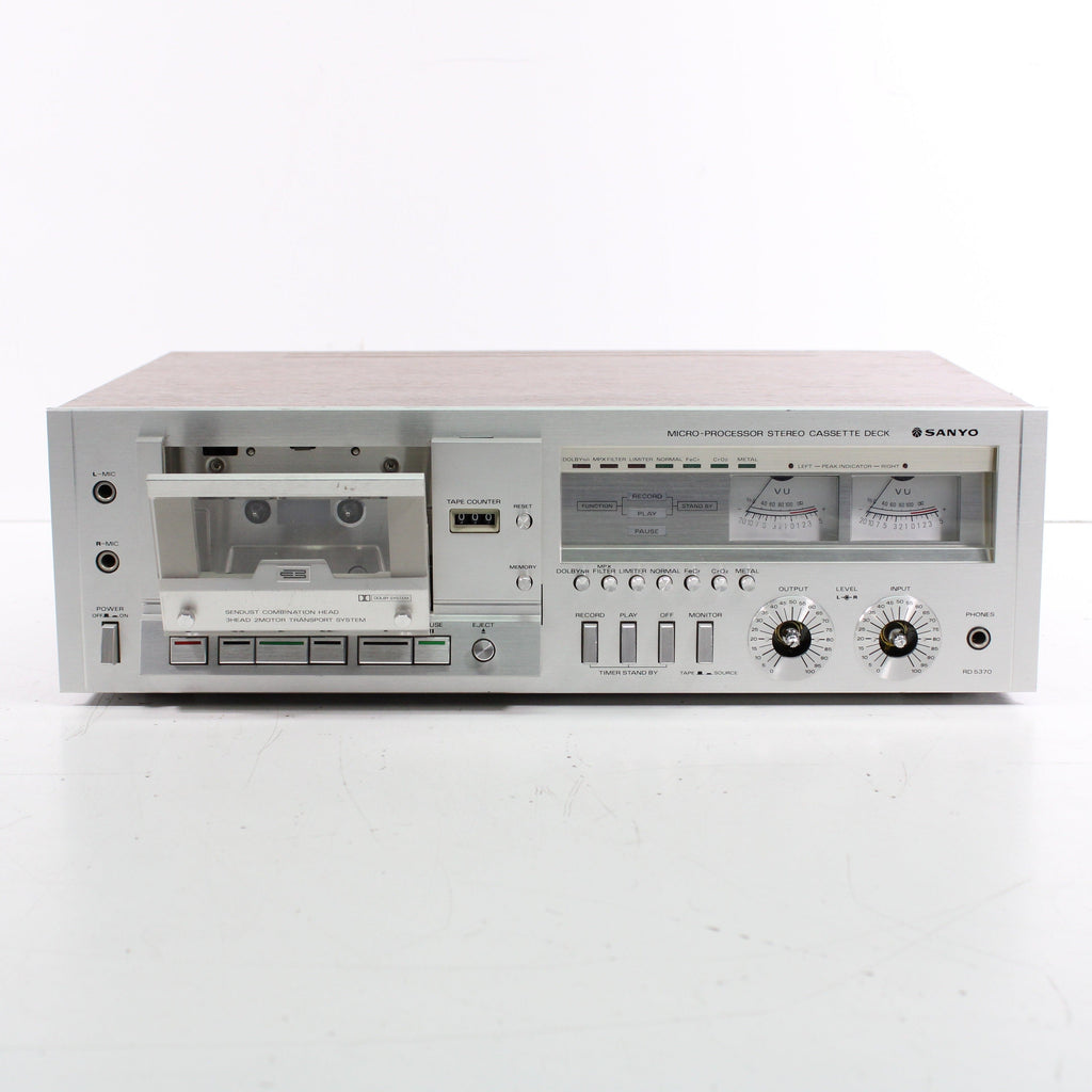 Sanyo RD 5370 Micro-Processor Stereo Cassette Deck (AS IS) (1979)